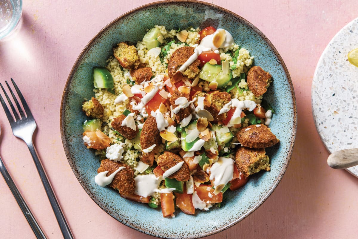 Falafel and Jeweled Couscous Recipe | HelloFresh