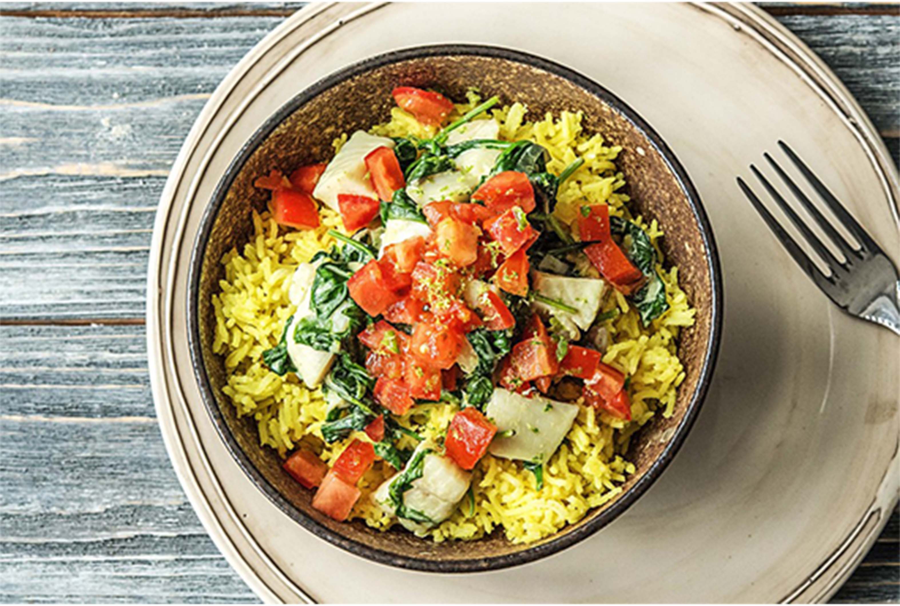 Fish Curry with Rice Recipe | HelloFresh