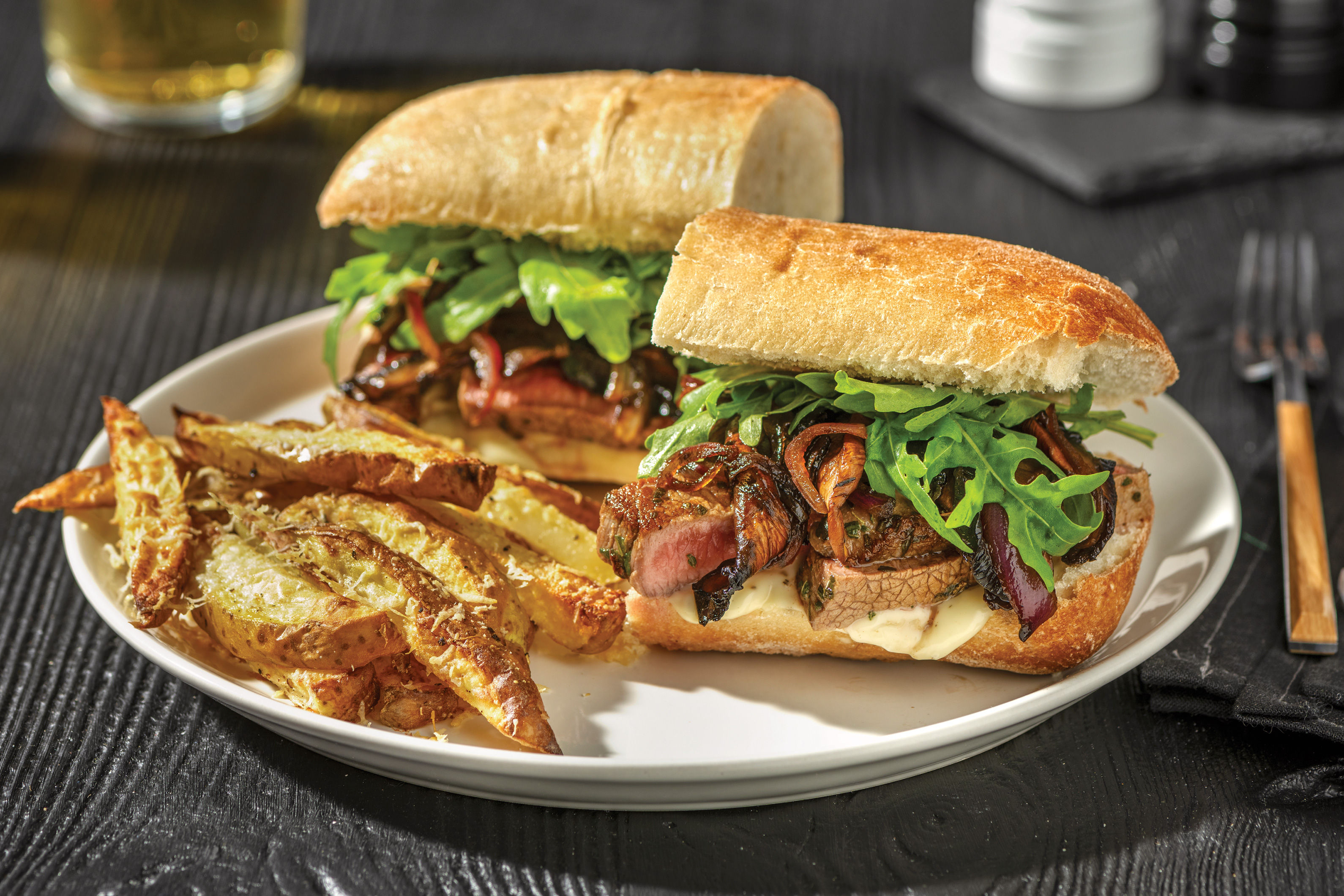 Steak, Caramelised Onion & Mushroom Subs Recipe | HelloFresh