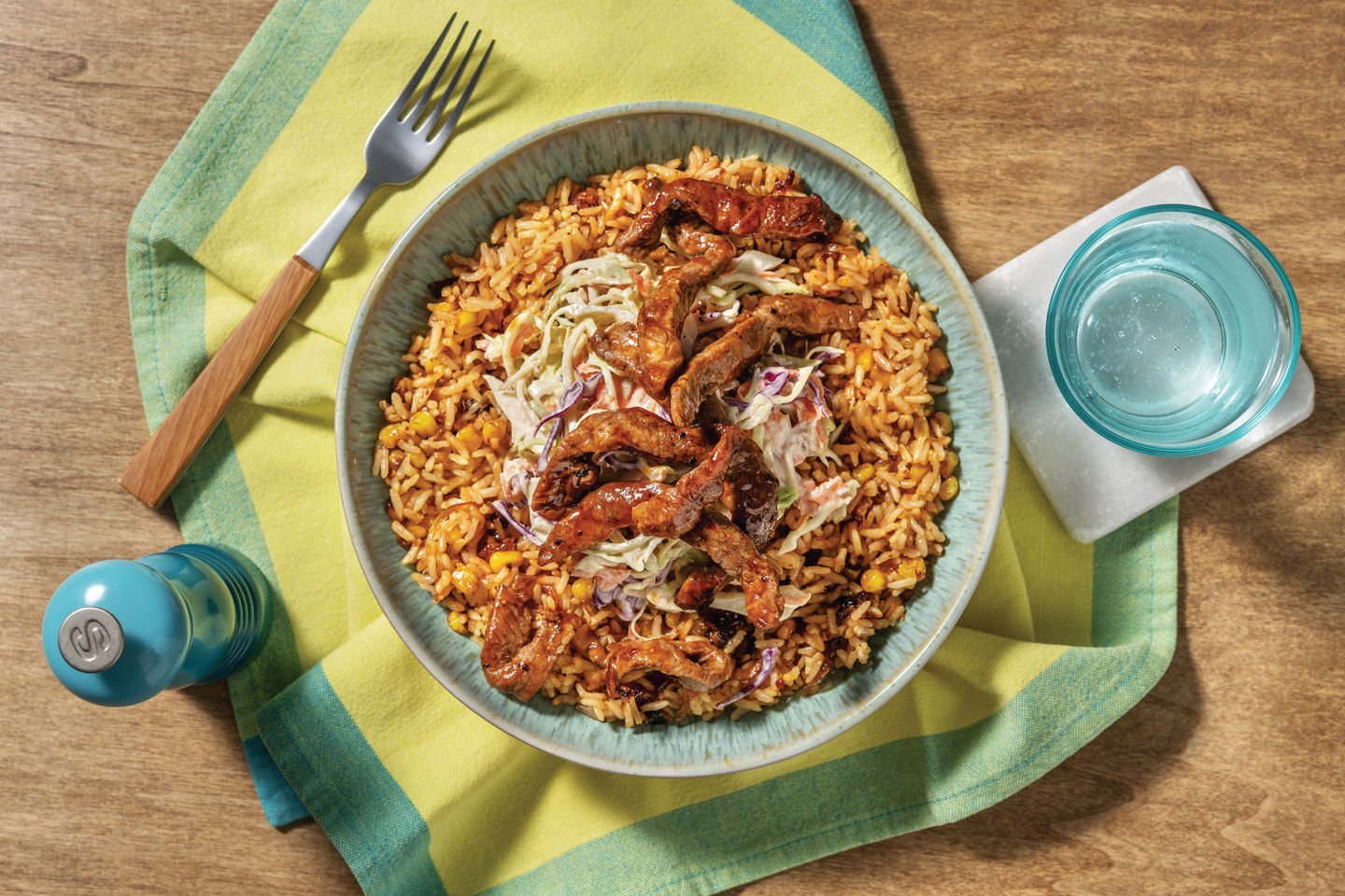 Sticky Beef & Chipotle Brown Rice Bowl Recipe | HelloFresh