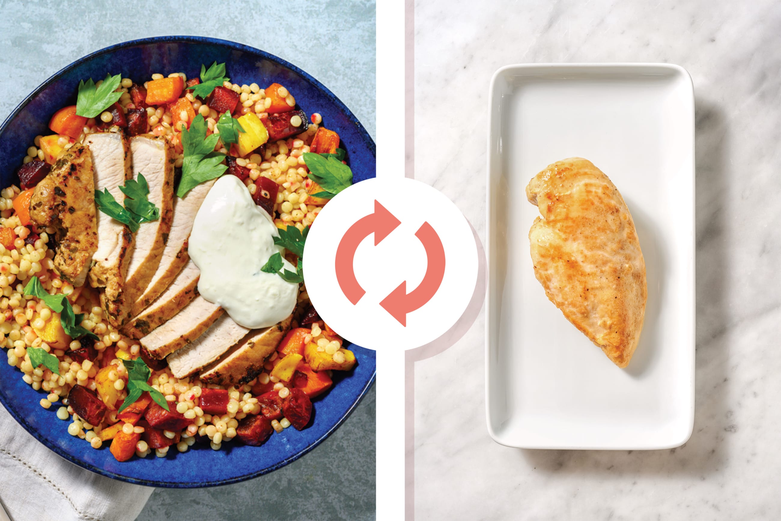Sticky-Glazed Chicken & Israeli Couscous Recipe | HelloFresh