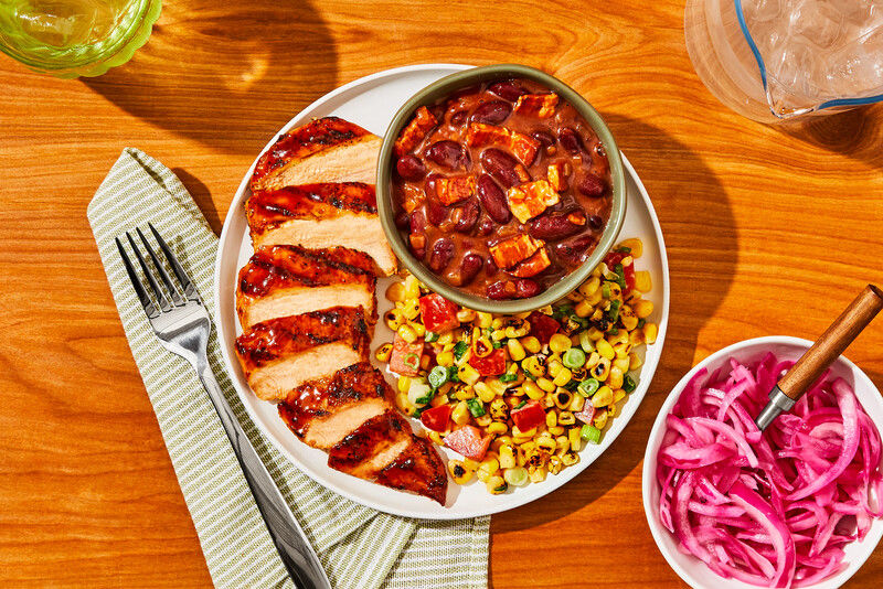 Summer BBQ Chicken Plates Recipe | HelloFresh