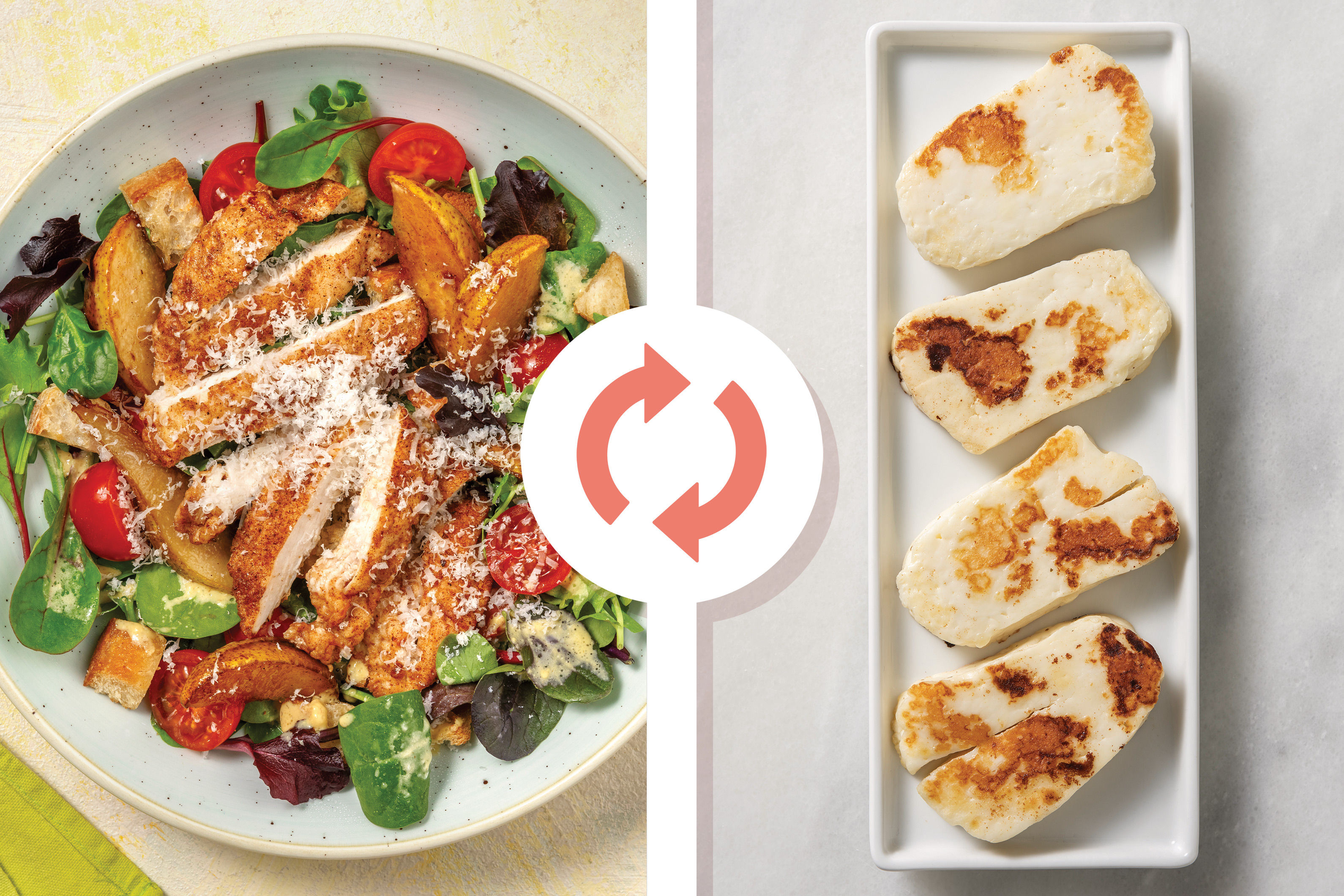 Aussie Haloumi & Caramelised Pear Salad Recipe | HelloFresh