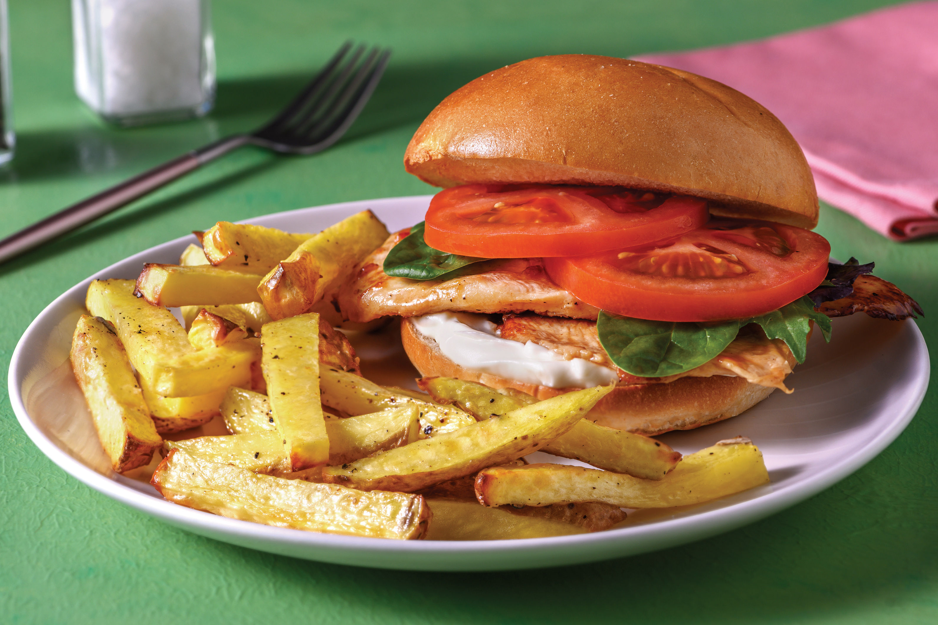 Sweet Chilli Chicken Burger Recipe | HelloFresh