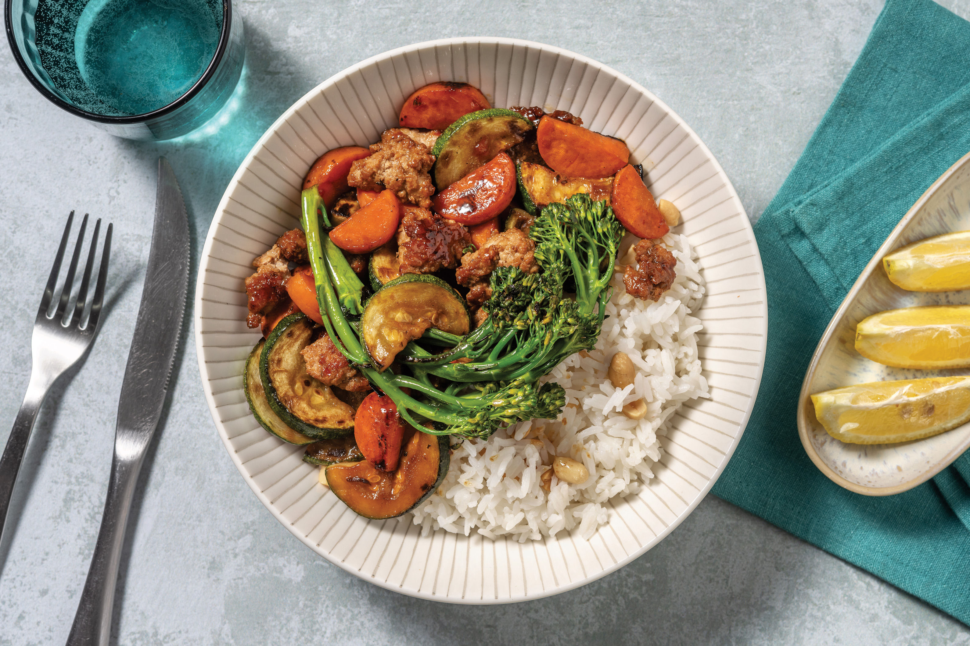 Sweet Chilli Pork & Baby Broccoli Stir-Fry Recipe | HelloFresh