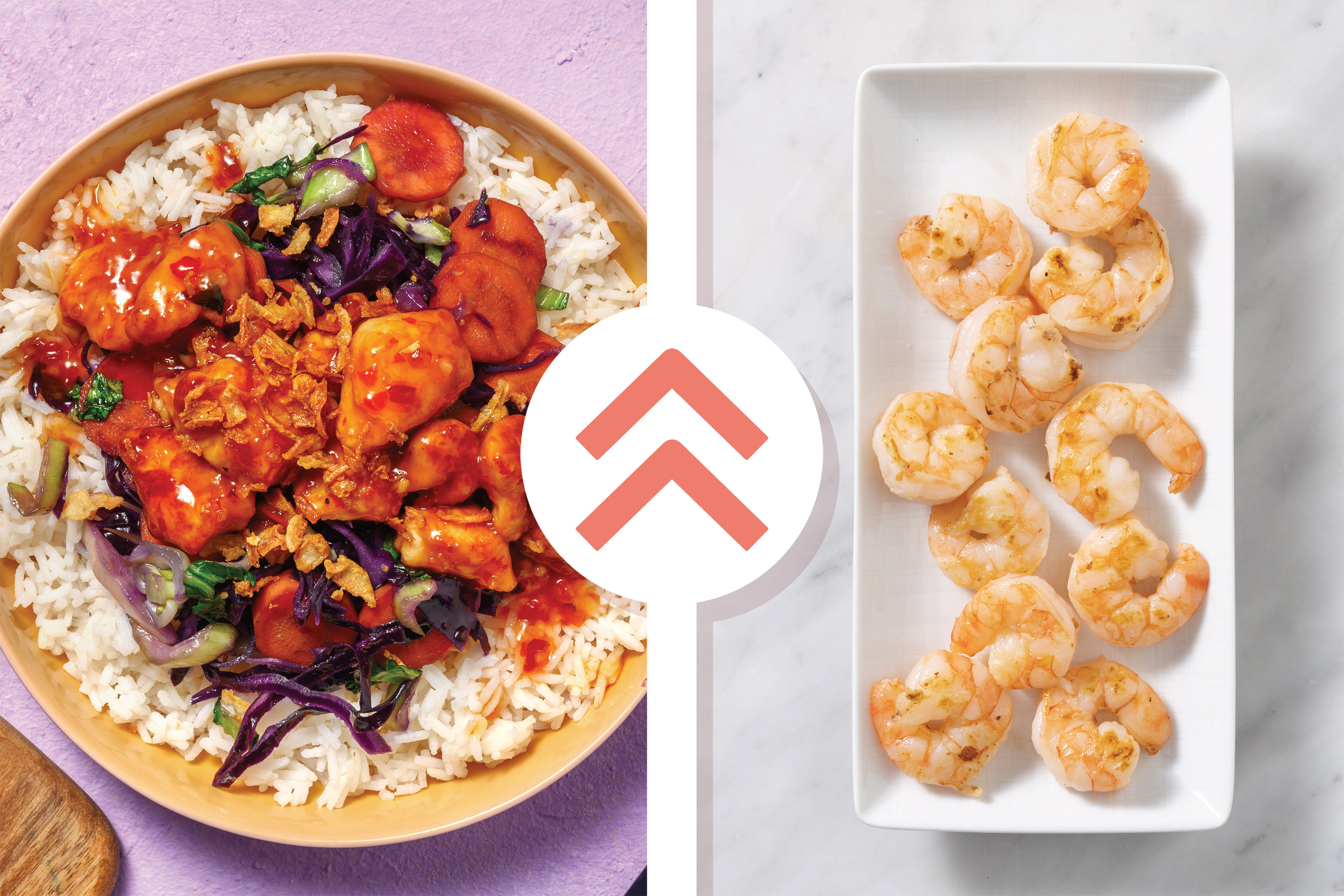 Easy Sweet Chilli-Soy Prawns & Garlic Rice Recipe | HelloFresh