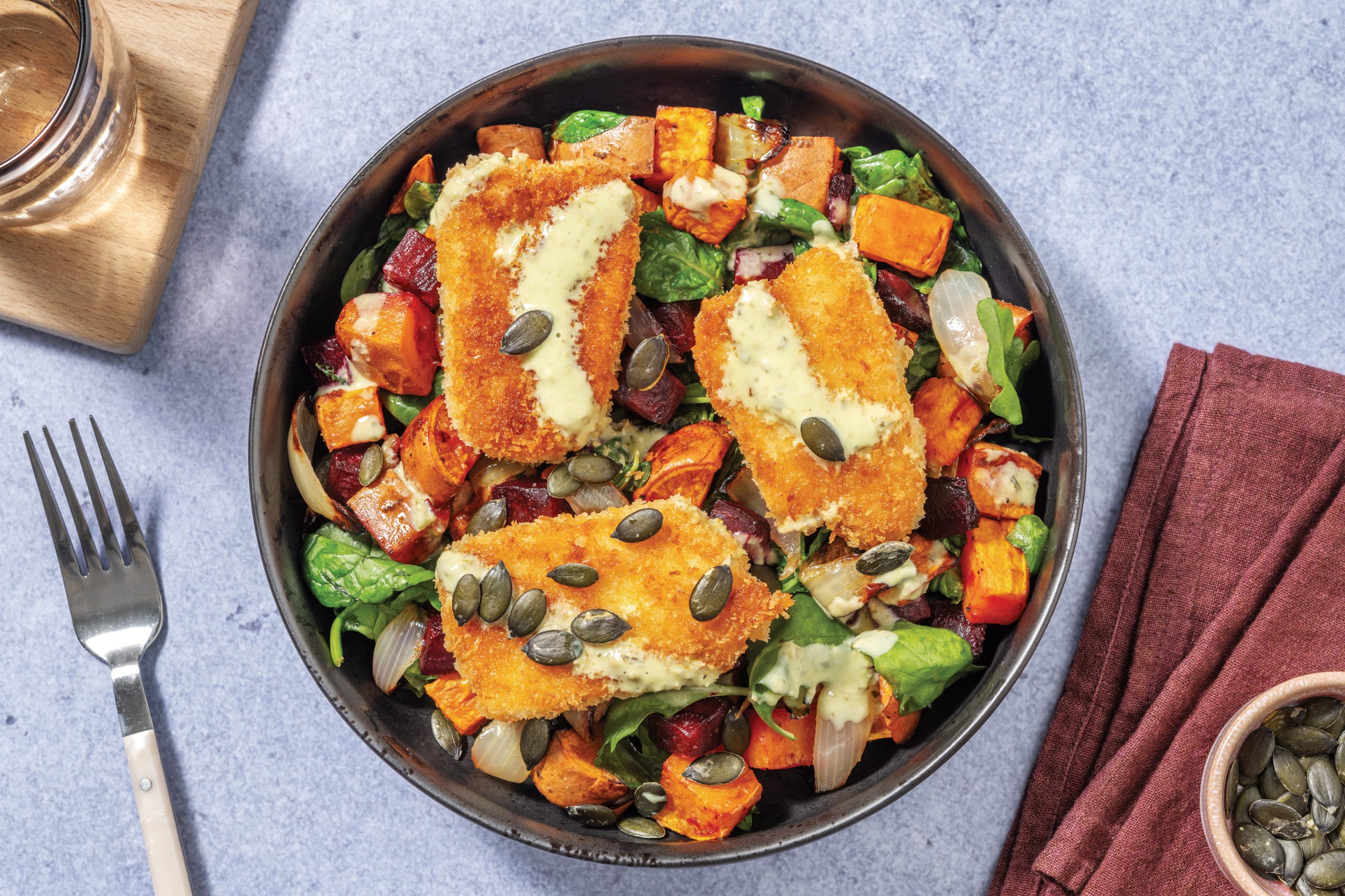 Smokey Crumbed Haloumi Recipe | HelloFresh