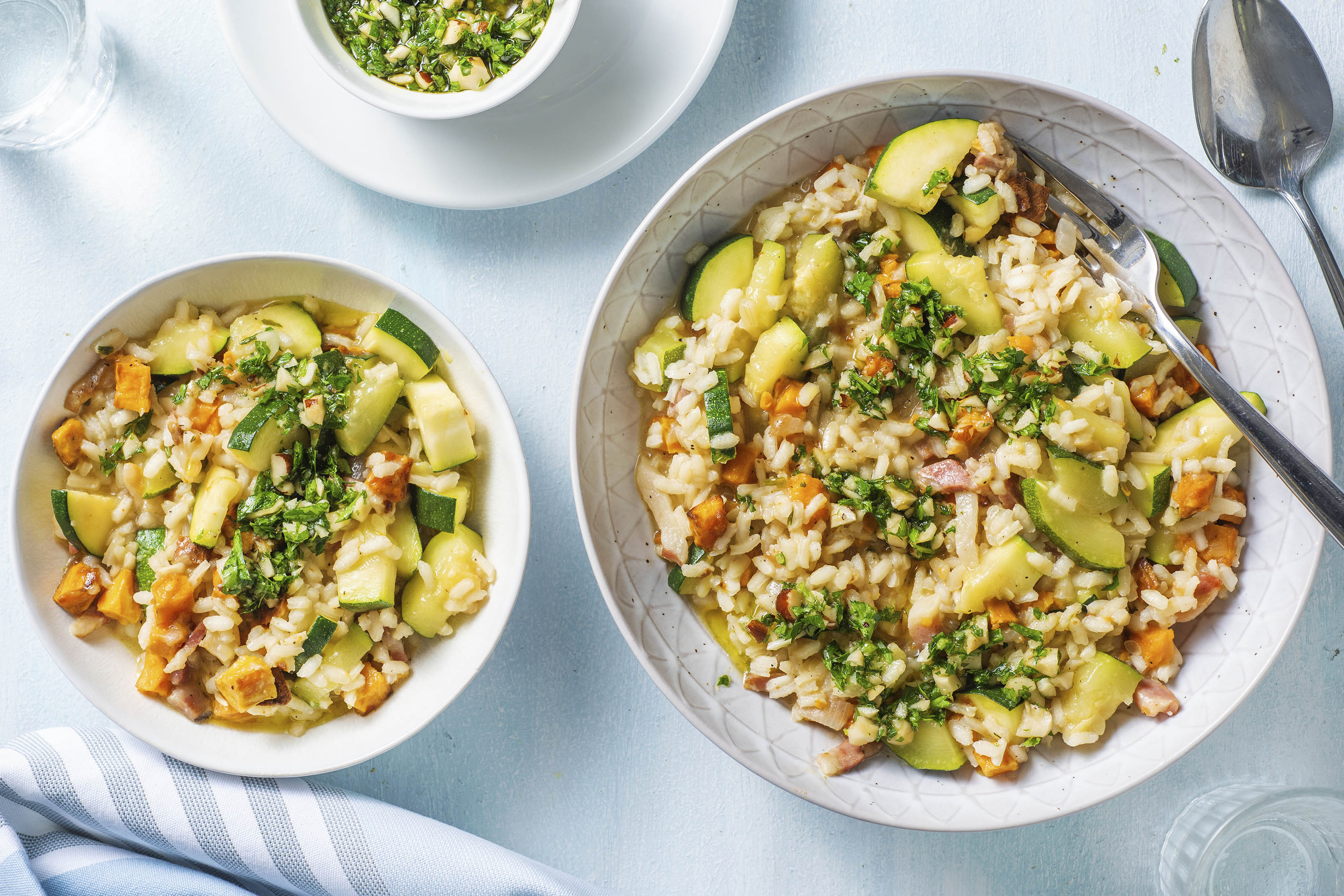 Sweet Potato Risotto with Nut Drizzle Recipe | HelloFresh