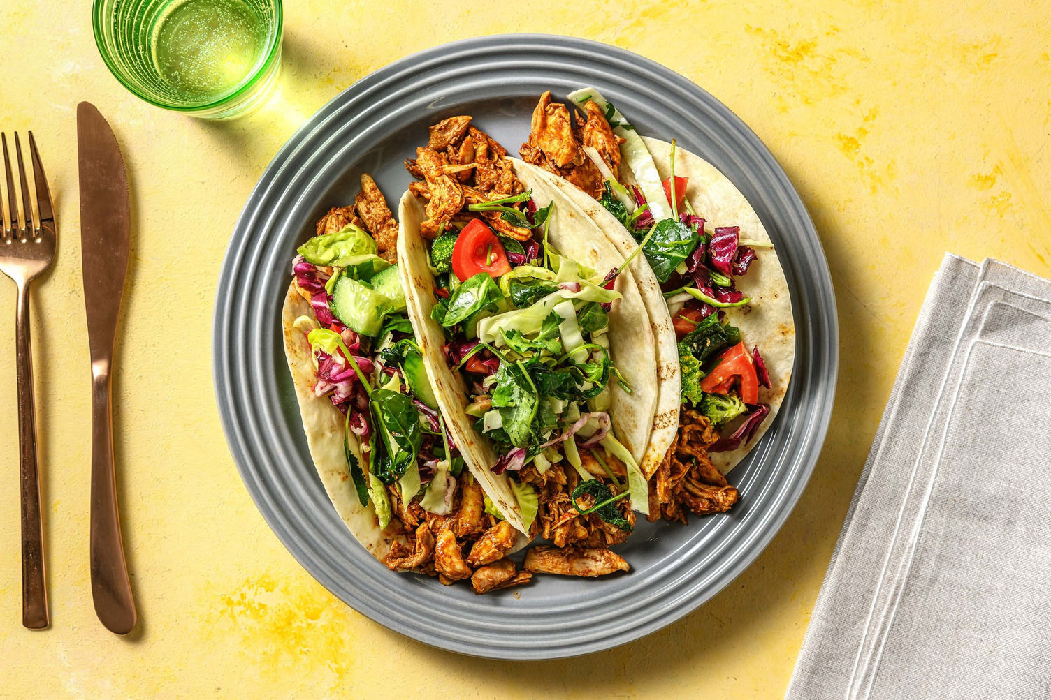 Pulled Chicken Tikka Tacos Recipe | HelloFresh