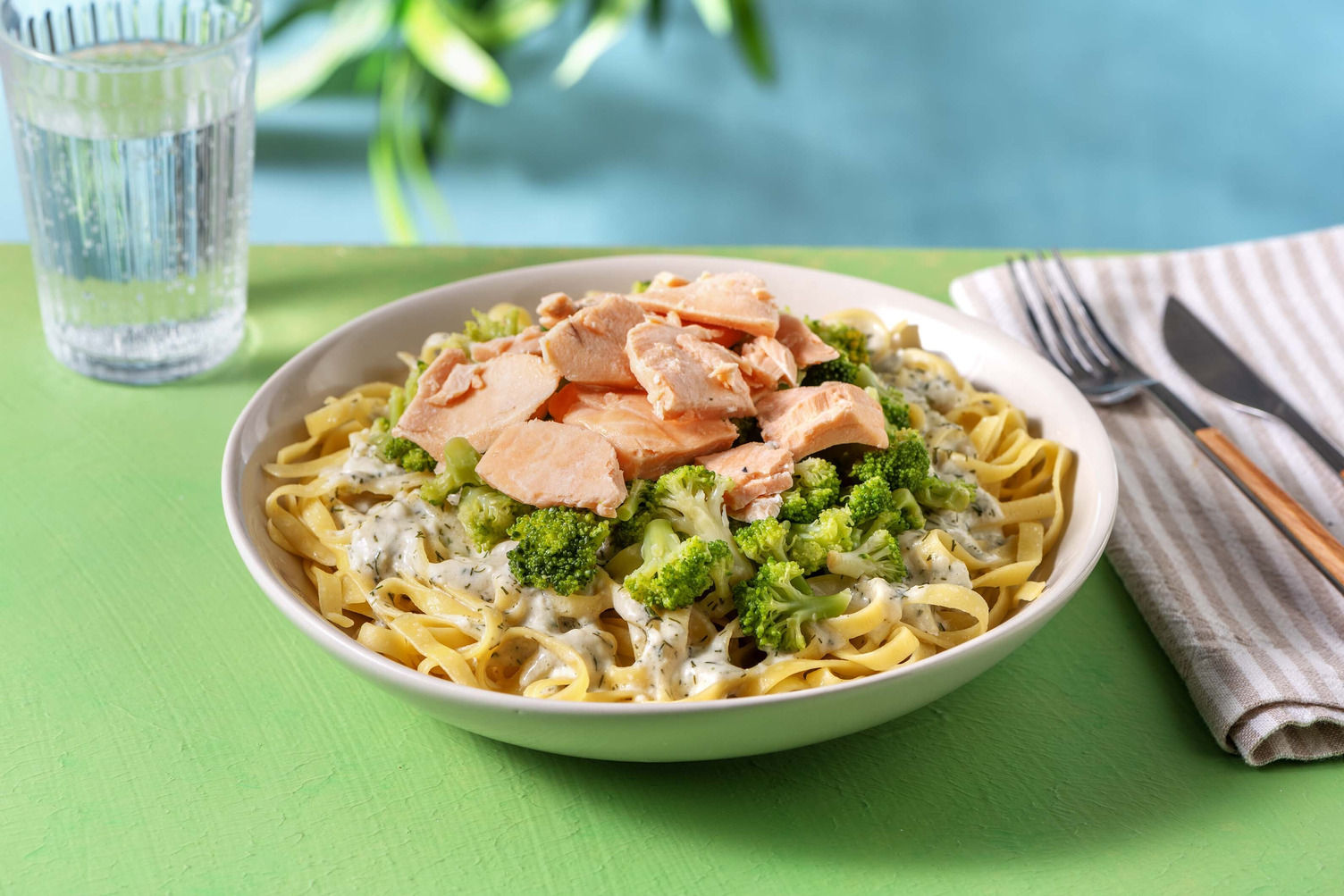 Tagliatelle au saumon Recette | HelloFresh