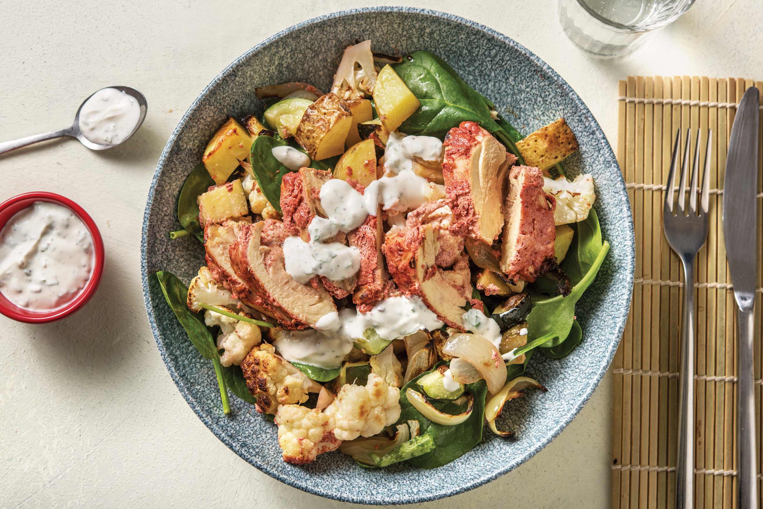 Tandoori Chicken & Cauliflower Tray Bake Recipe | HelloFresh