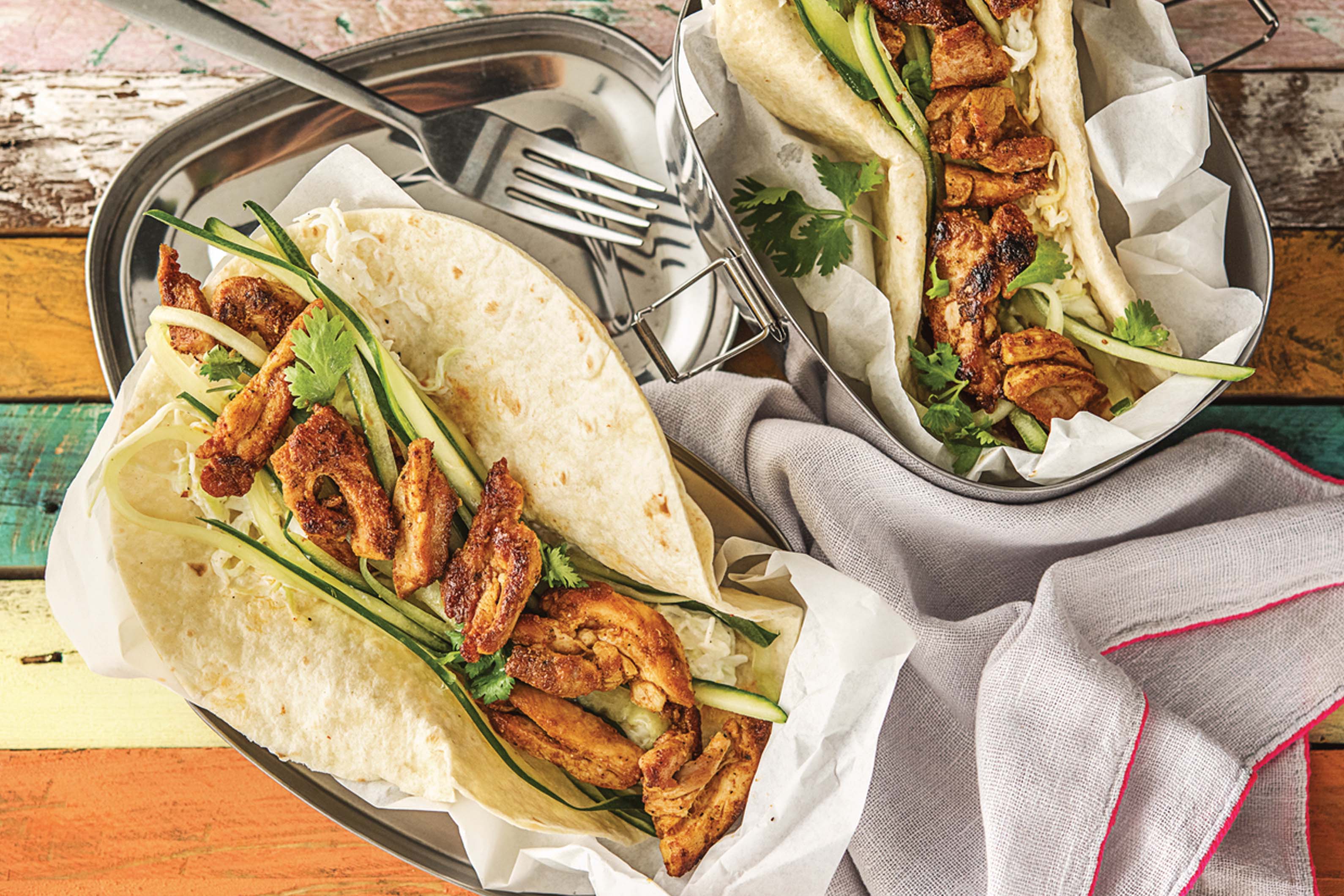 Tandoori Chicken Chapati Wraps Recipe | HelloFresh