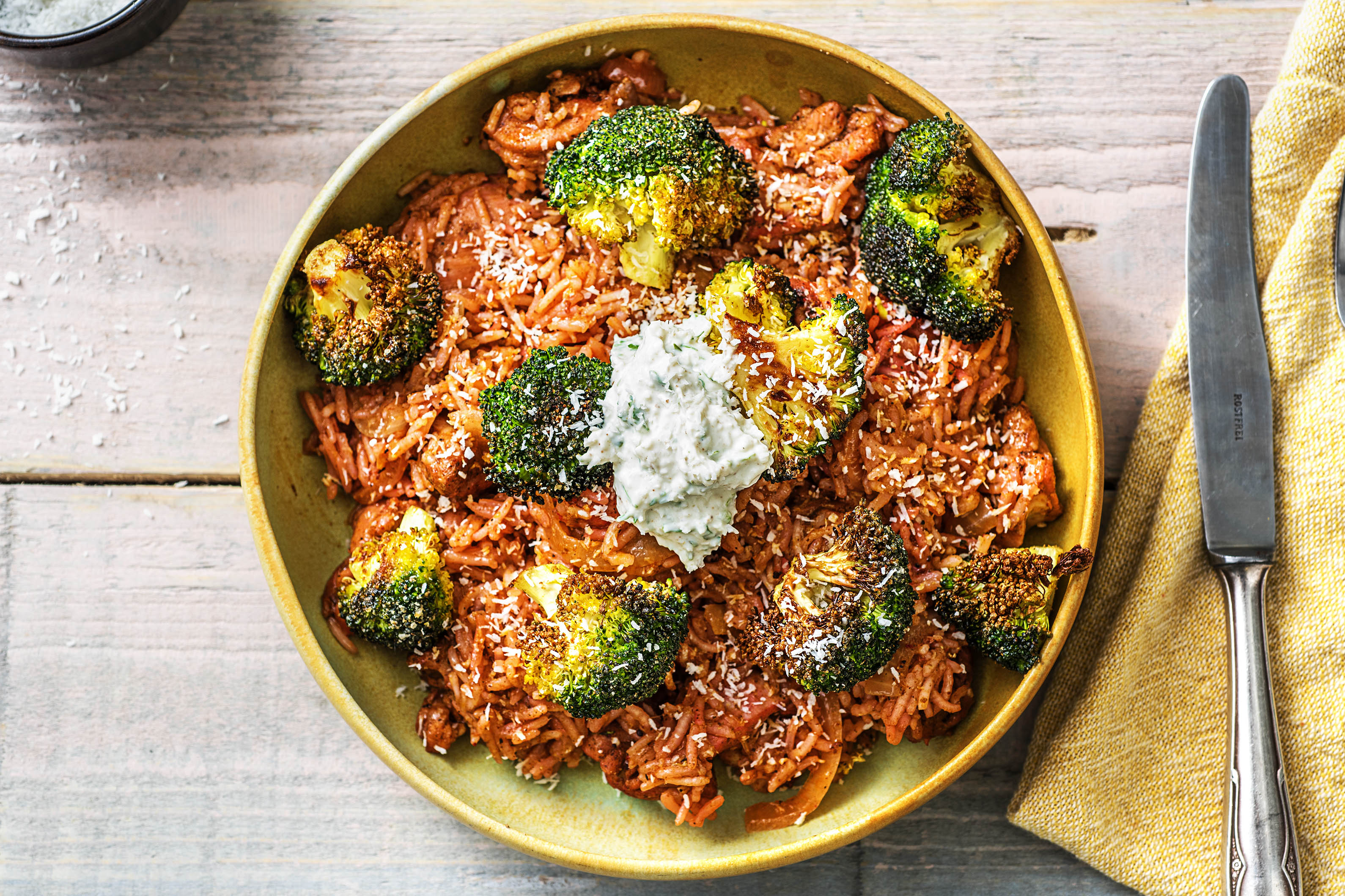 Tandoori Rice with Chicken & Broccoli Recipe | HelloFresh