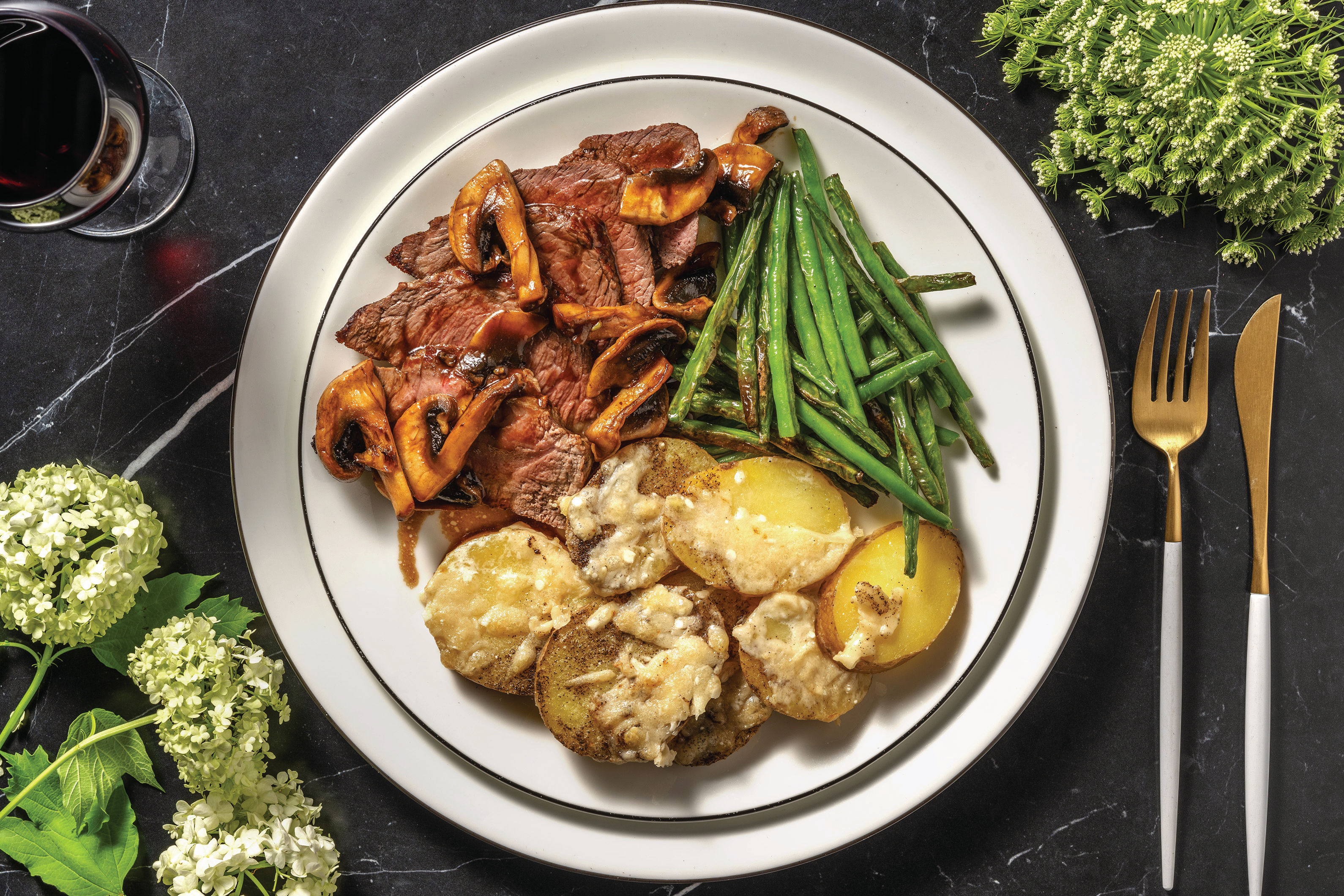 Roast Lamb Rump & Mushroom Gravy Recipe | HelloFresh