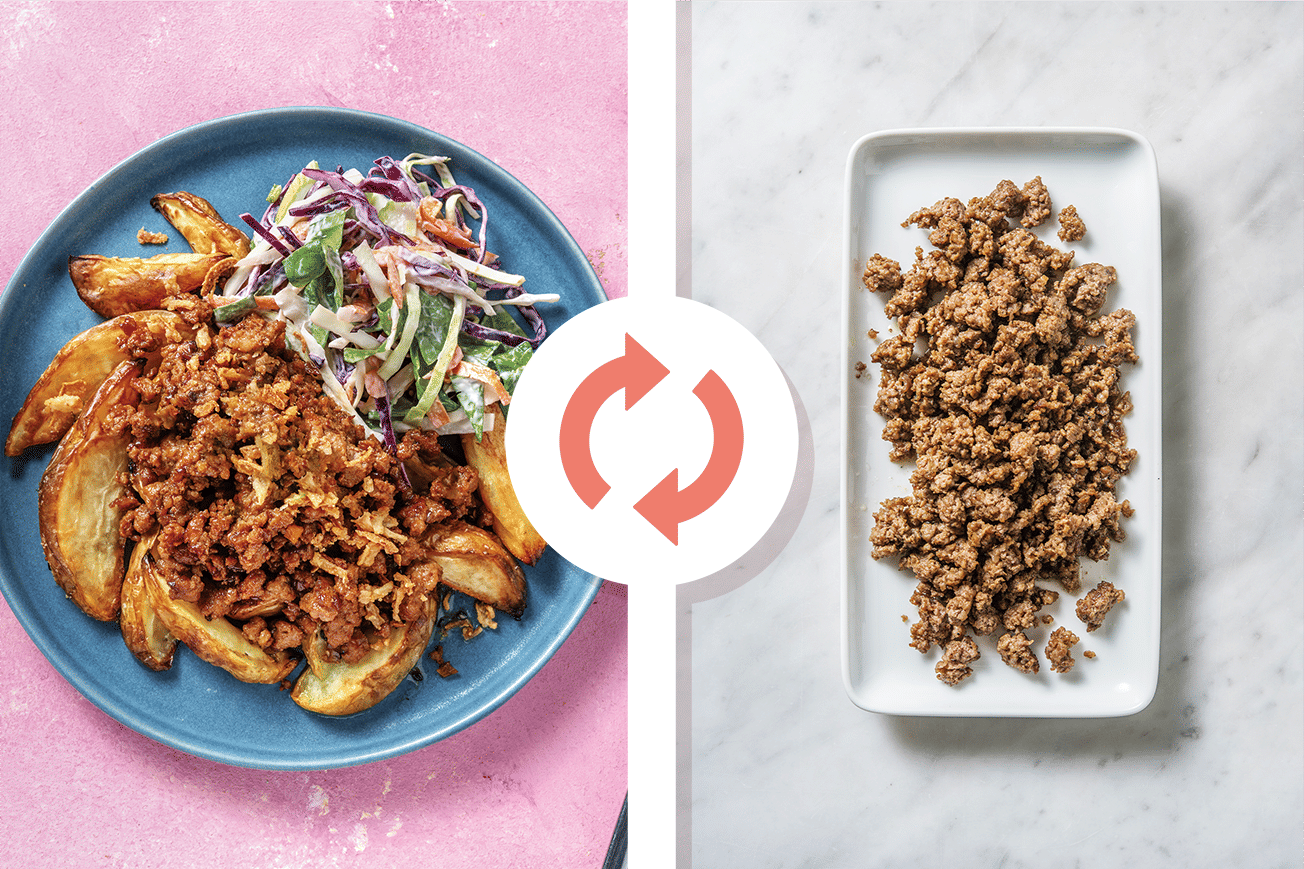 Teriyaki Beef Loaded Sesame Wedges Recipe | HelloFresh