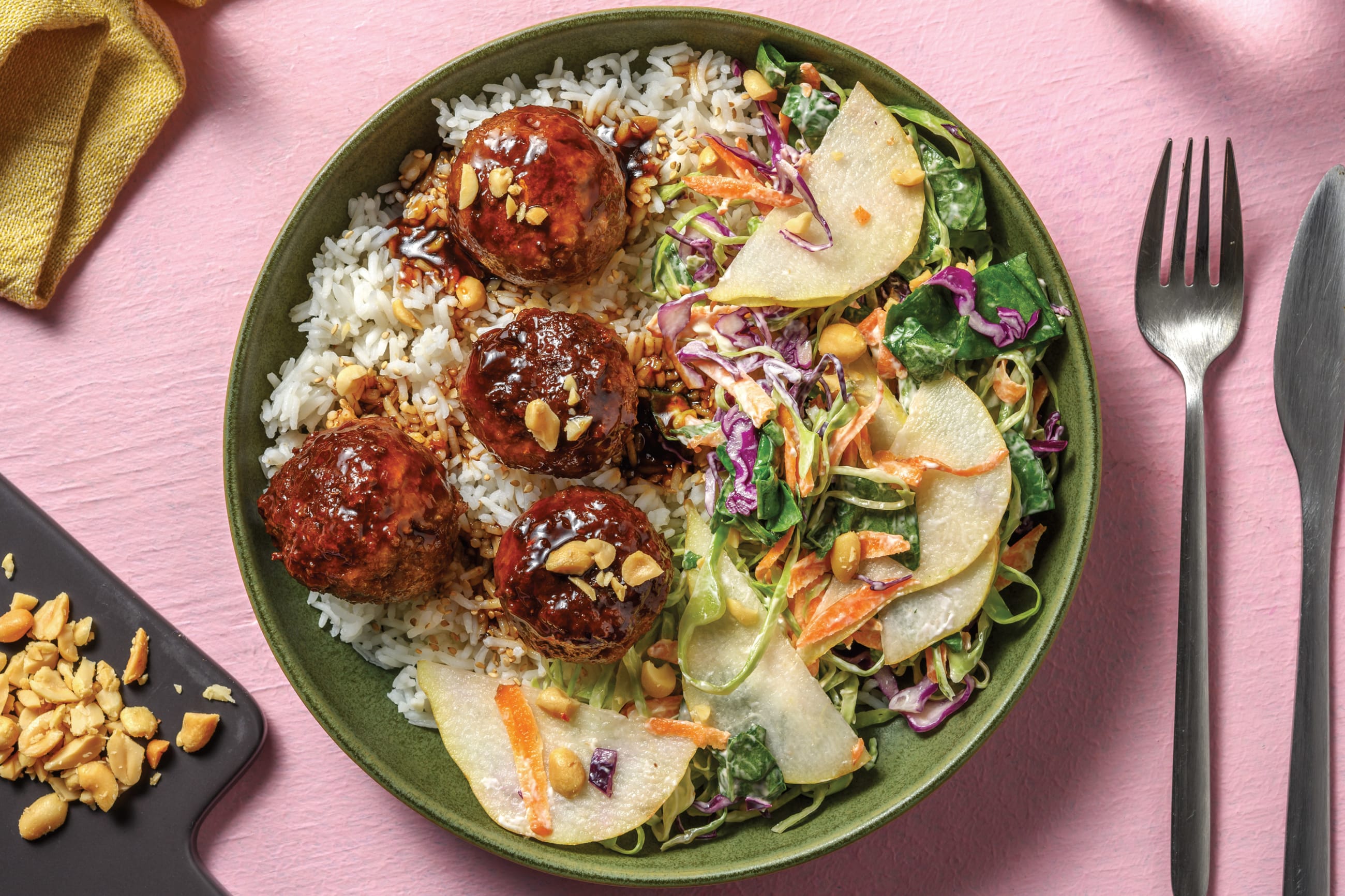 Teriyaki-Glazed Beef Meatballs Recipe | HelloFresh