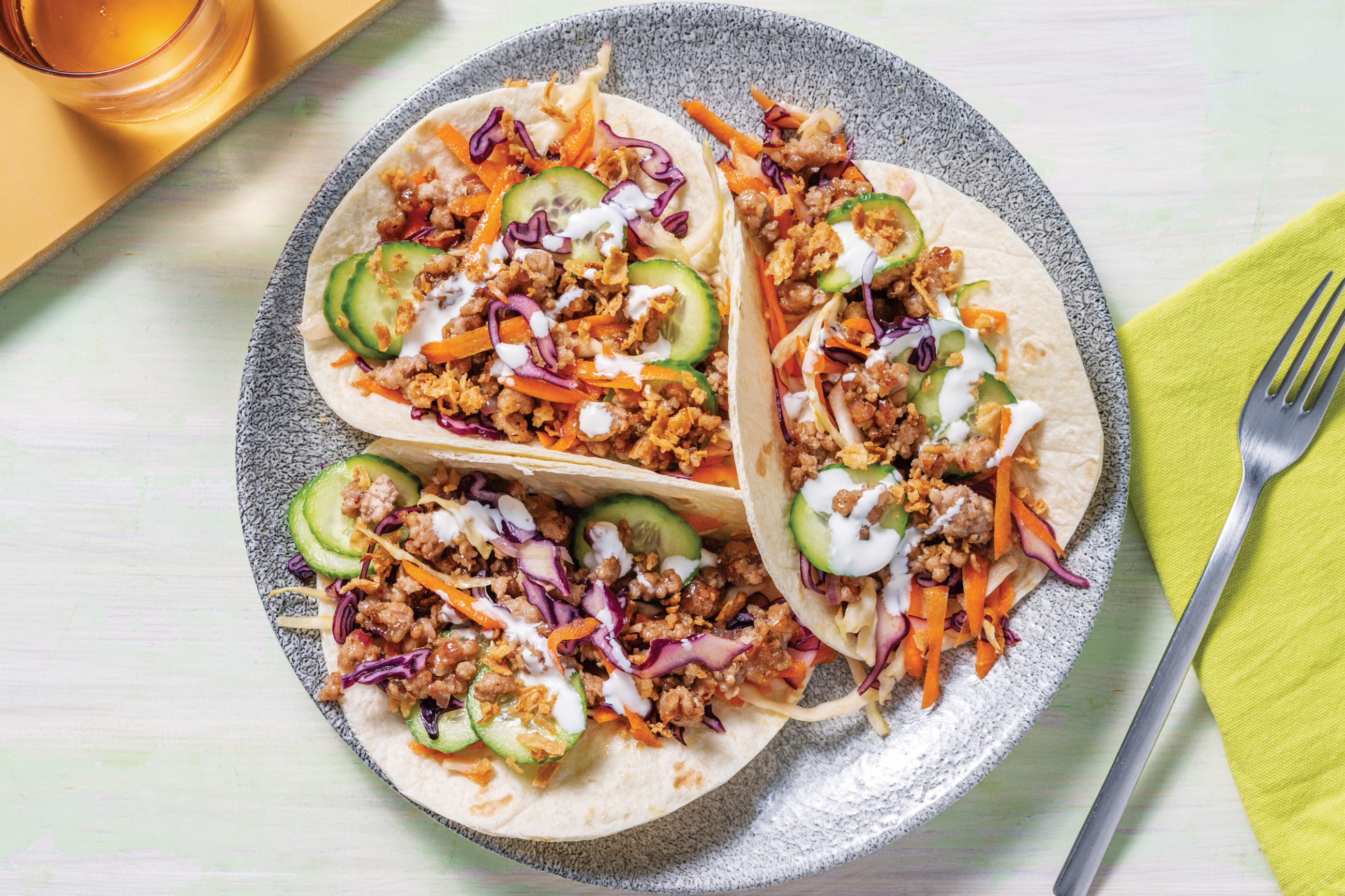Teriyaki Beef & Slaw Tacos Recipe | HelloFresh