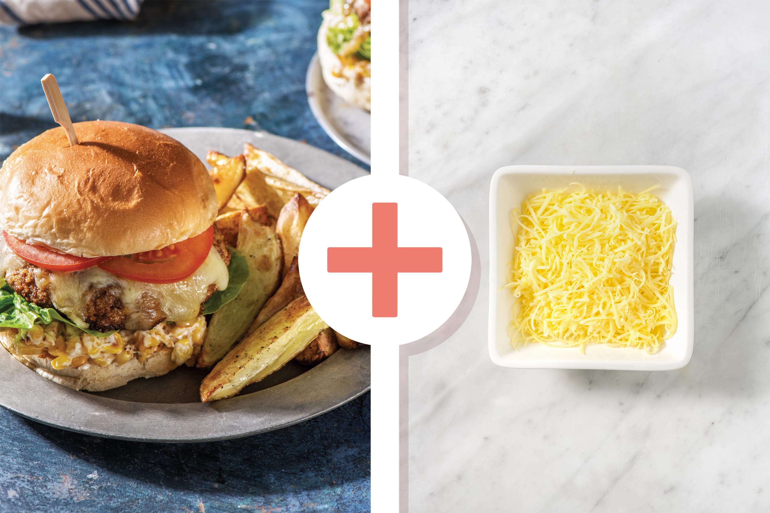 Double Cheesy BBQ Beef Burger Recipe | HelloFresh