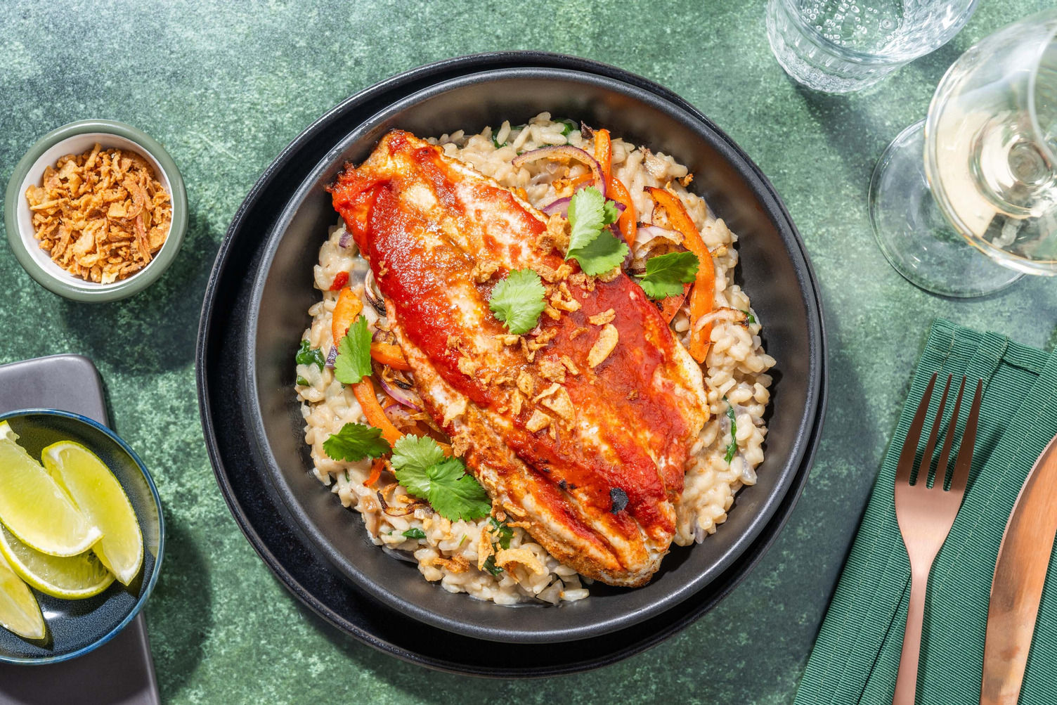 Thai-Inspired Roasted Shrimp and Sea Bass Recipe | HelloFresh