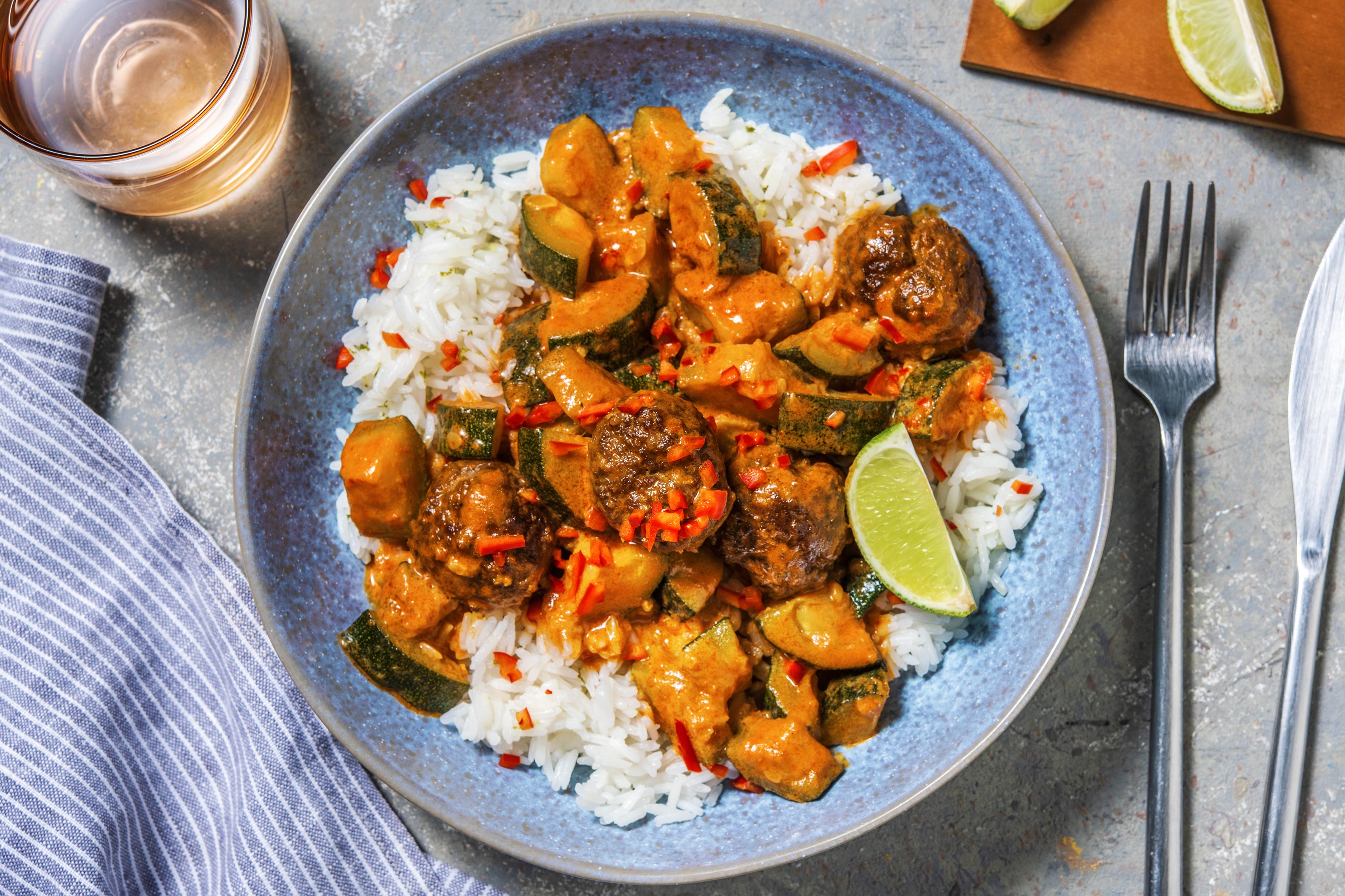 Thai Red Beef Meatball Curry Recipe | HelloFresh