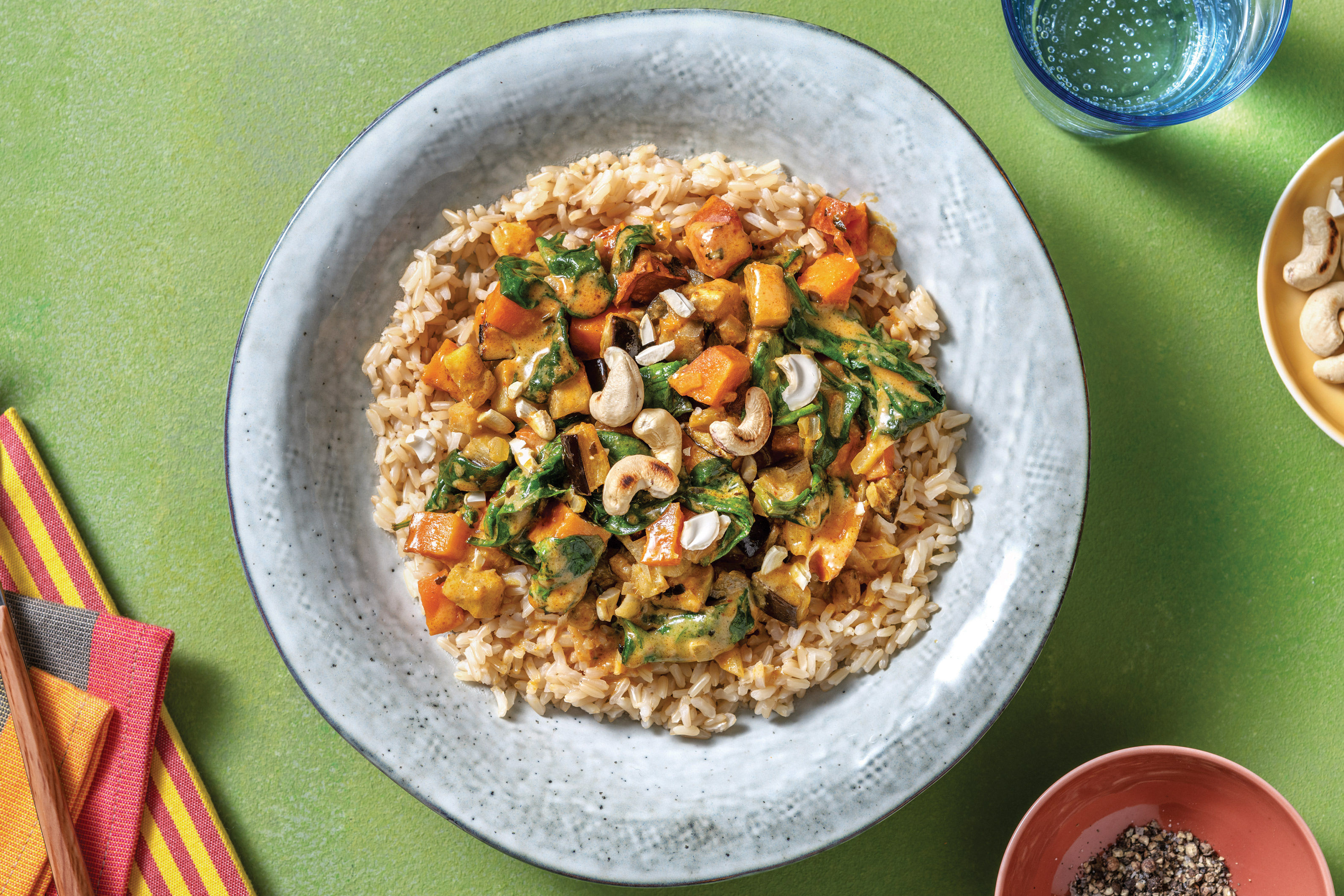 Thai Sweet Potato & Eggplant Red Curry Recipe | HelloFresh
