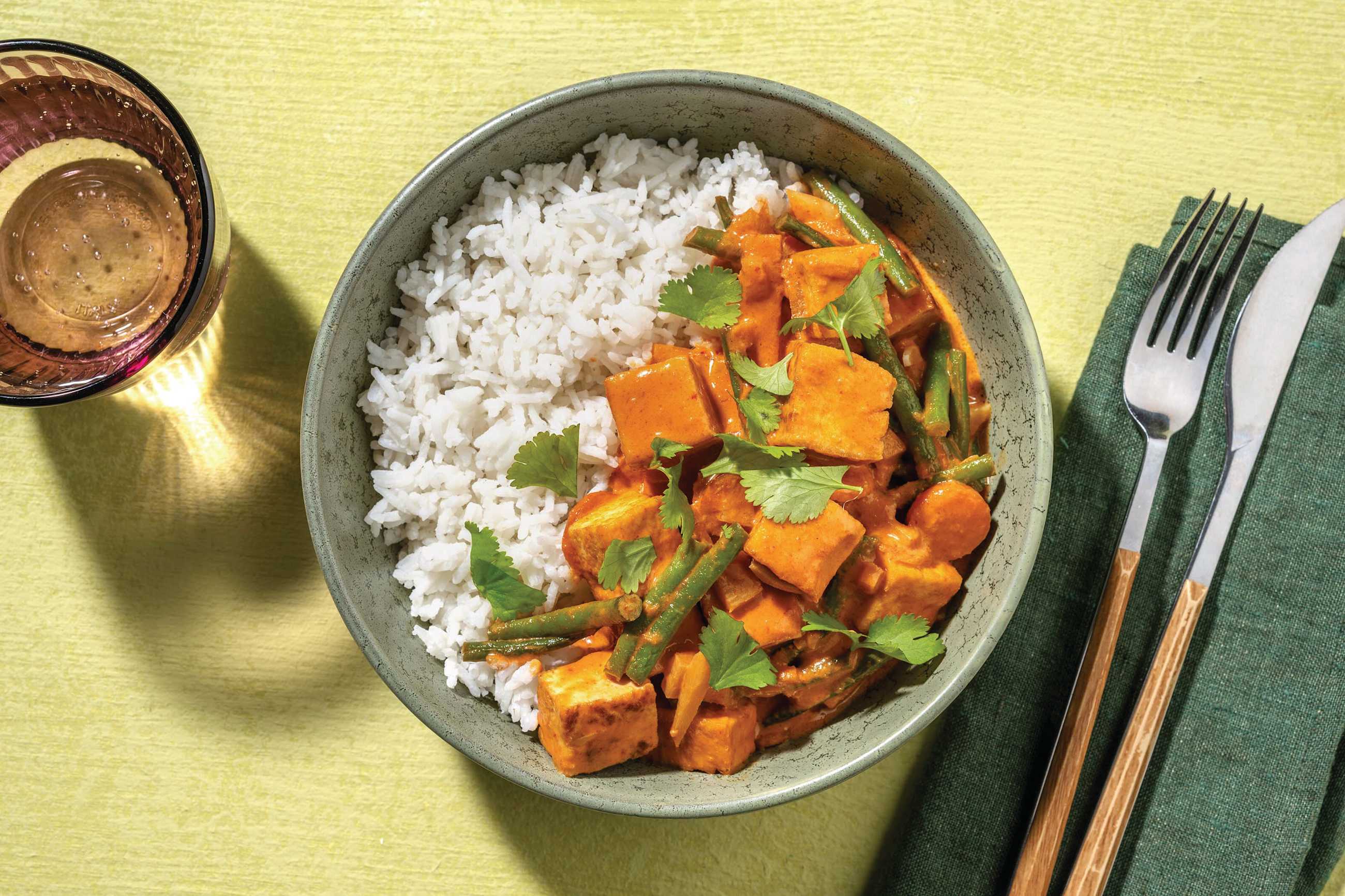 Thai Red Tofu & Veggie Curry Recipe | HelloFresh