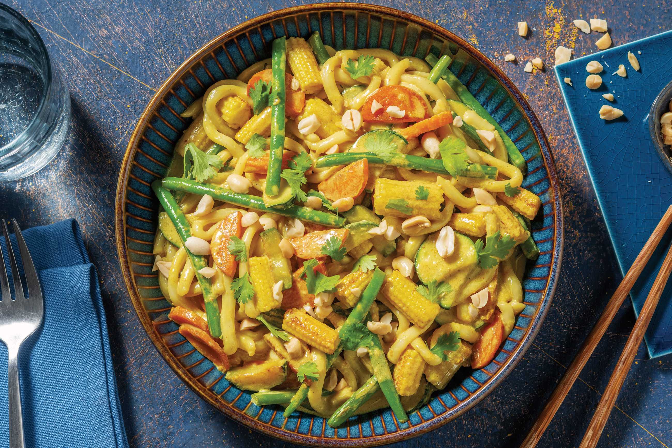 Thai Veggie Curry Noodles Recipe | HelloFresh