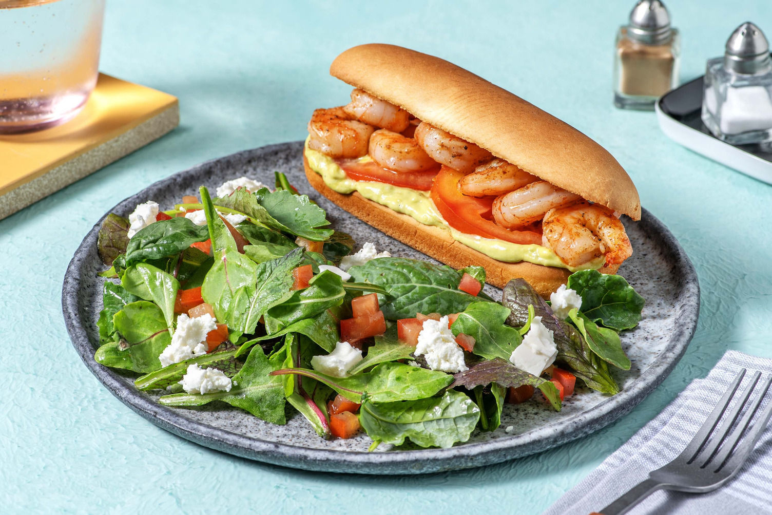 Messy Mexican-Inspired Shrimp Tortas Recipe | HelloFresh