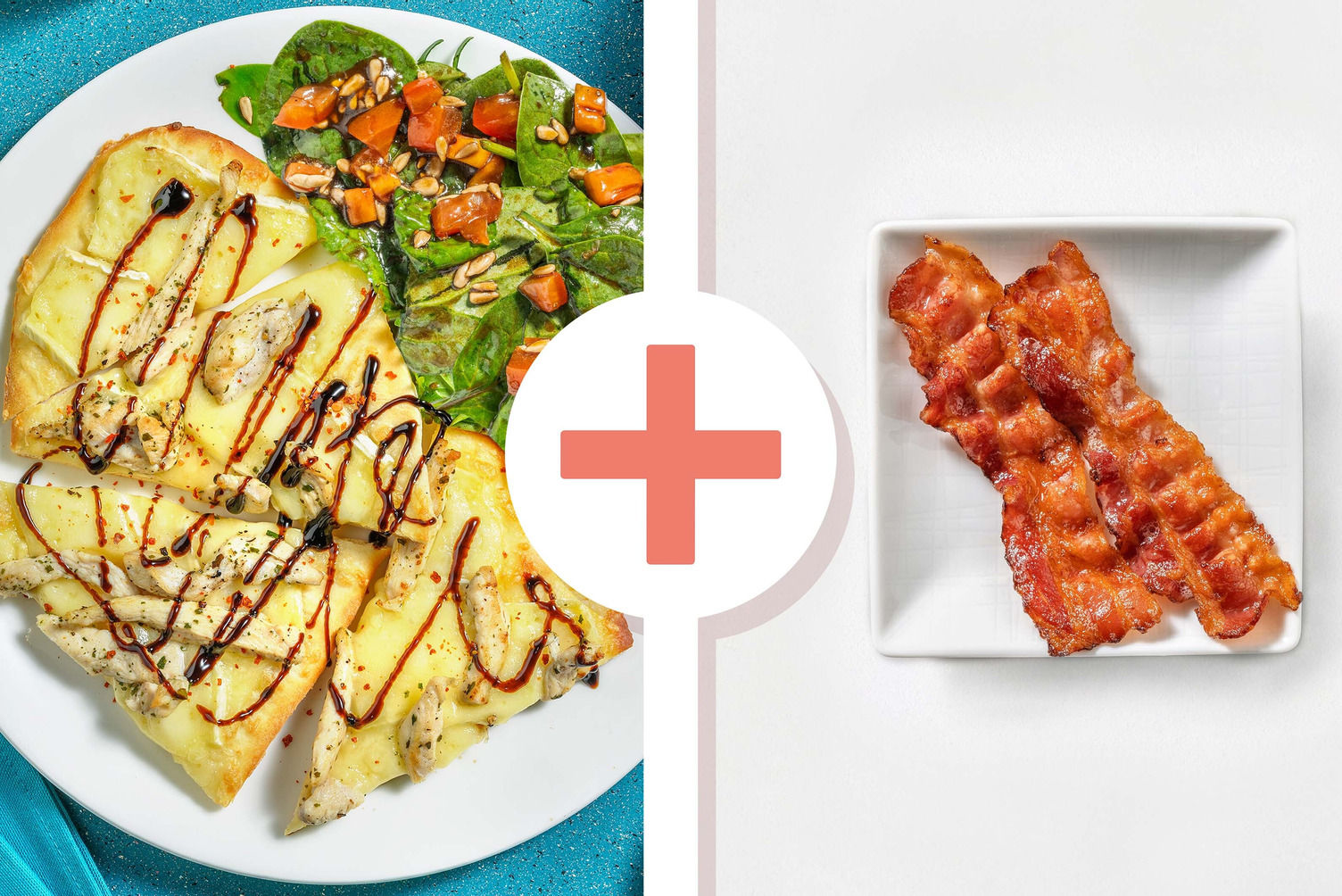 Ultra-Cheesy Brie, Chicken & Bacon Pizzas Recipe | HelloFresh