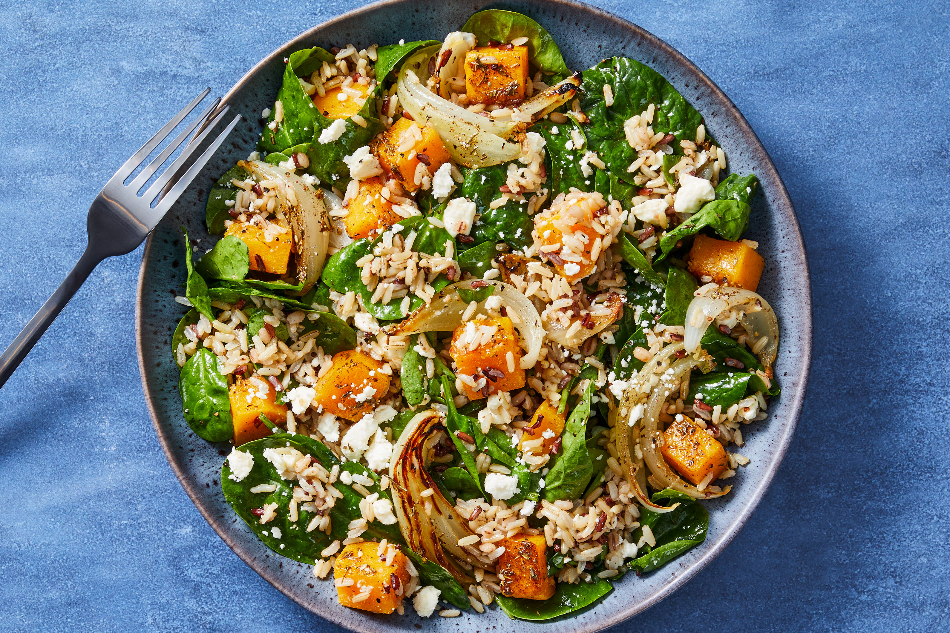 Butternut Squash, Spinach Grain Bowls Recipe | HelloFresh