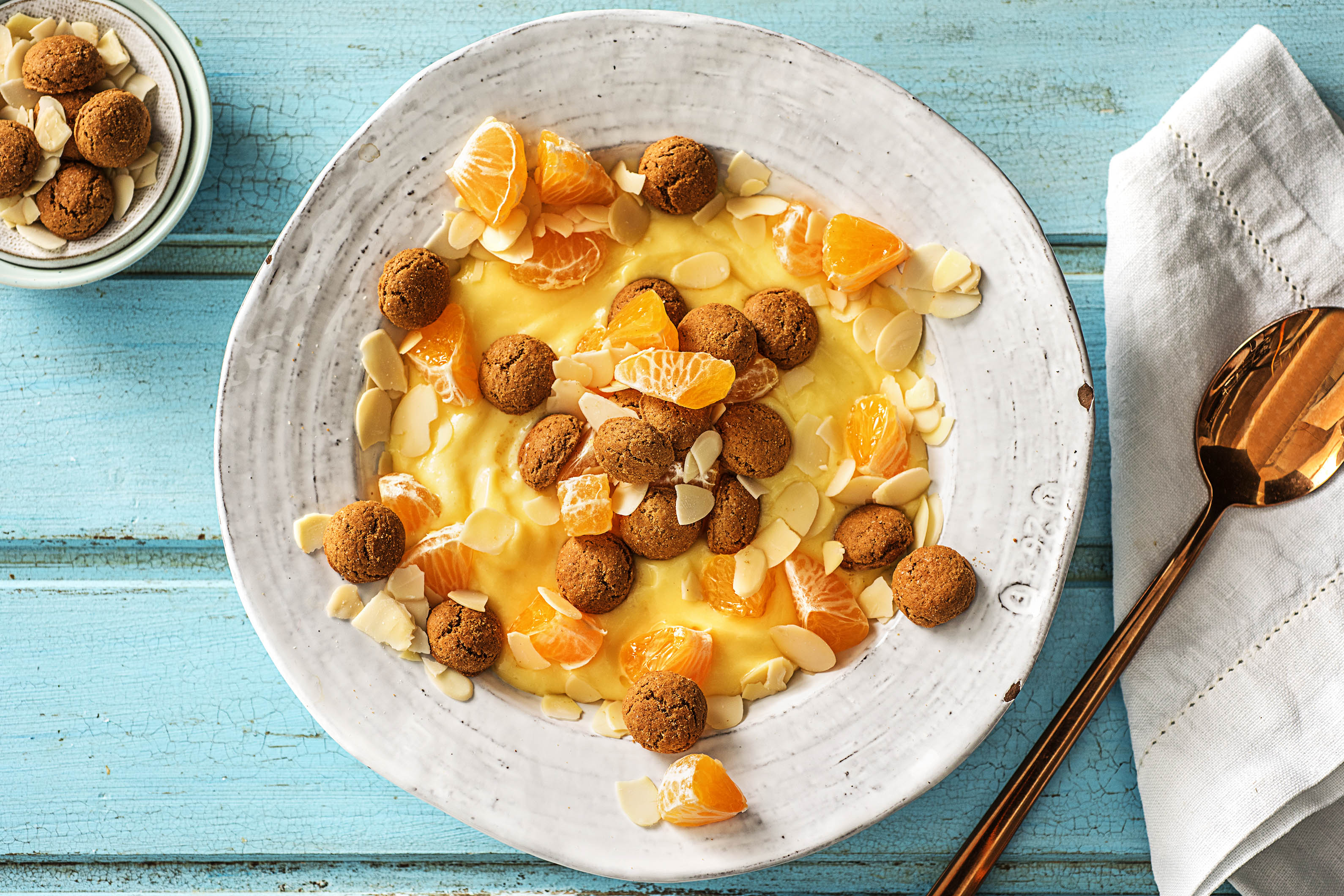 Vanillevla met pepernoten Recept | HelloFresh