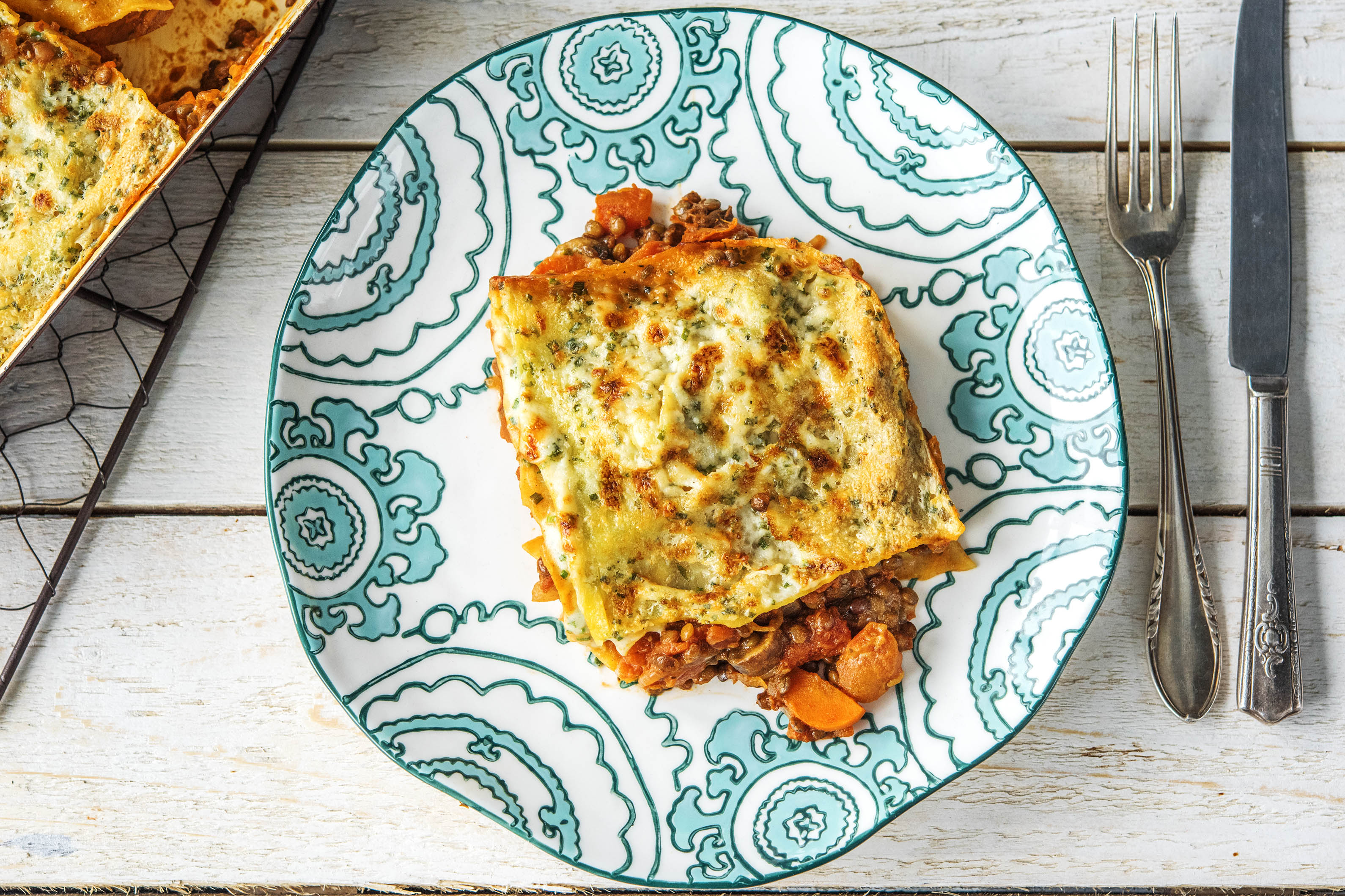 Veggie Lasagne with Mushrooms Recipe | HelloFresh
