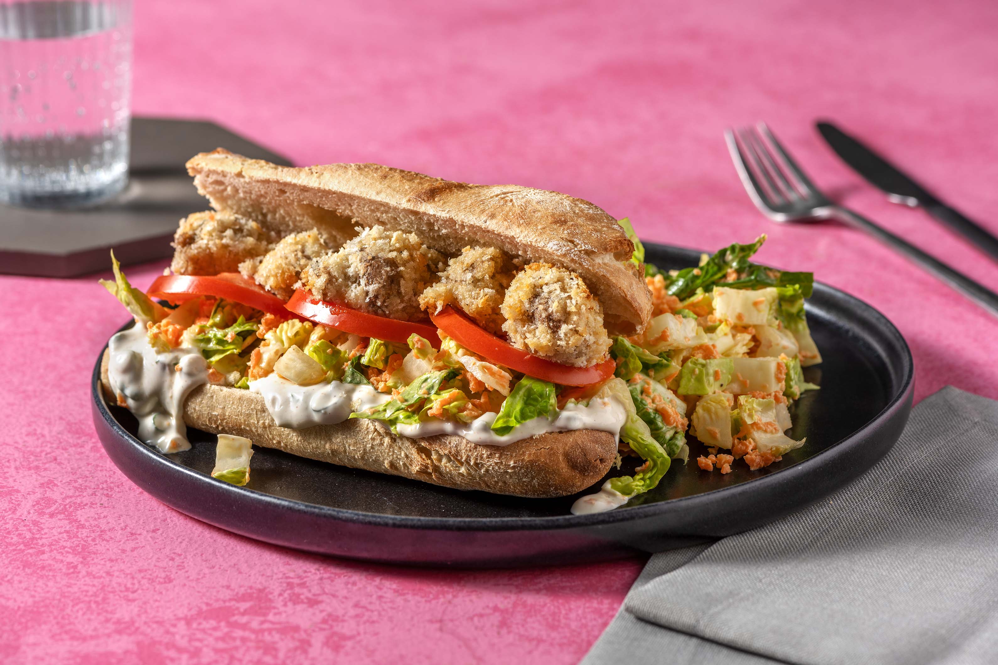 Veggie Po'-Boy! Louisiana Sandwich Rezept | HelloFresh