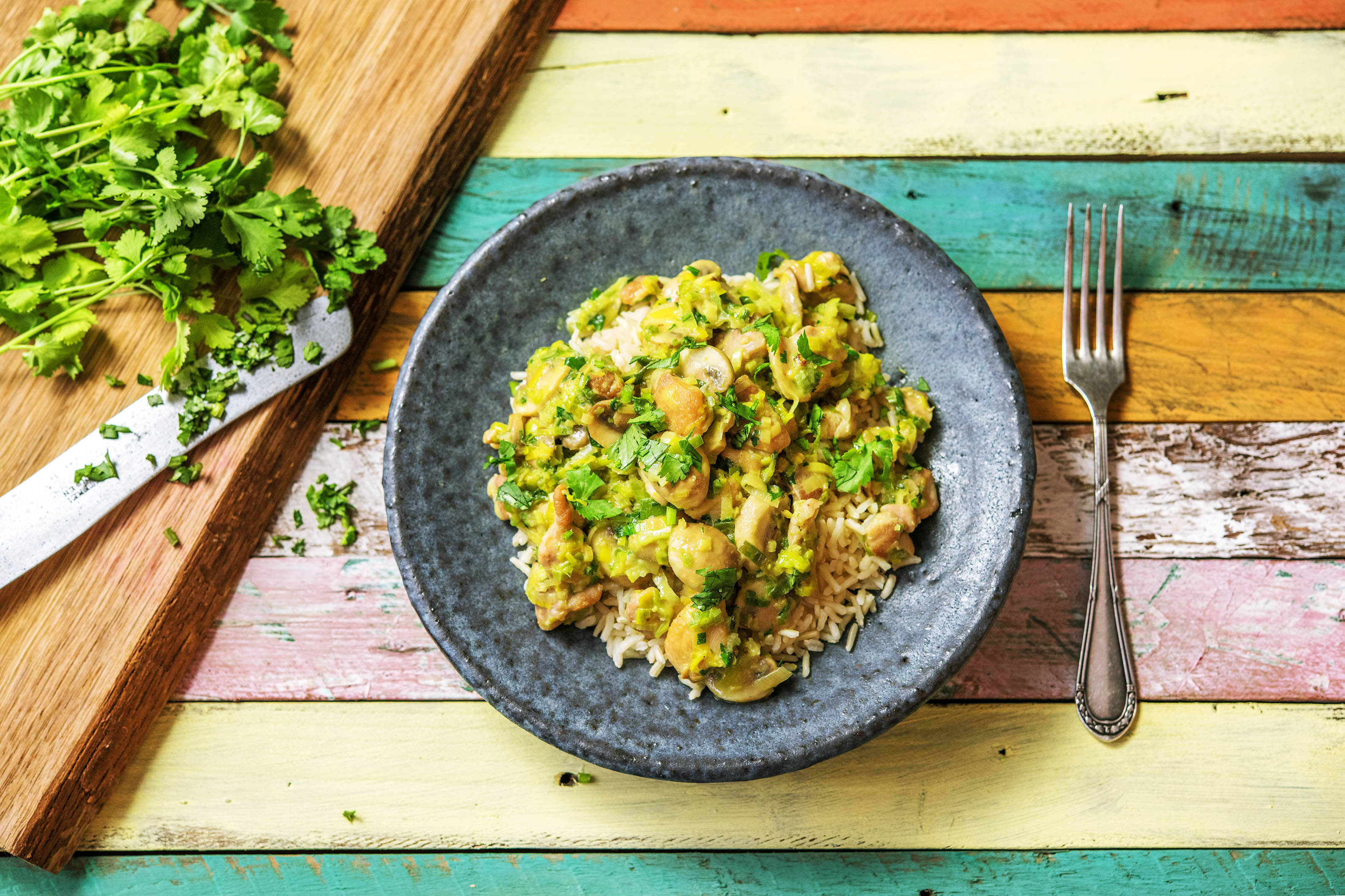 Chicken Curry with Brown Rice Recipe | HelloFresh