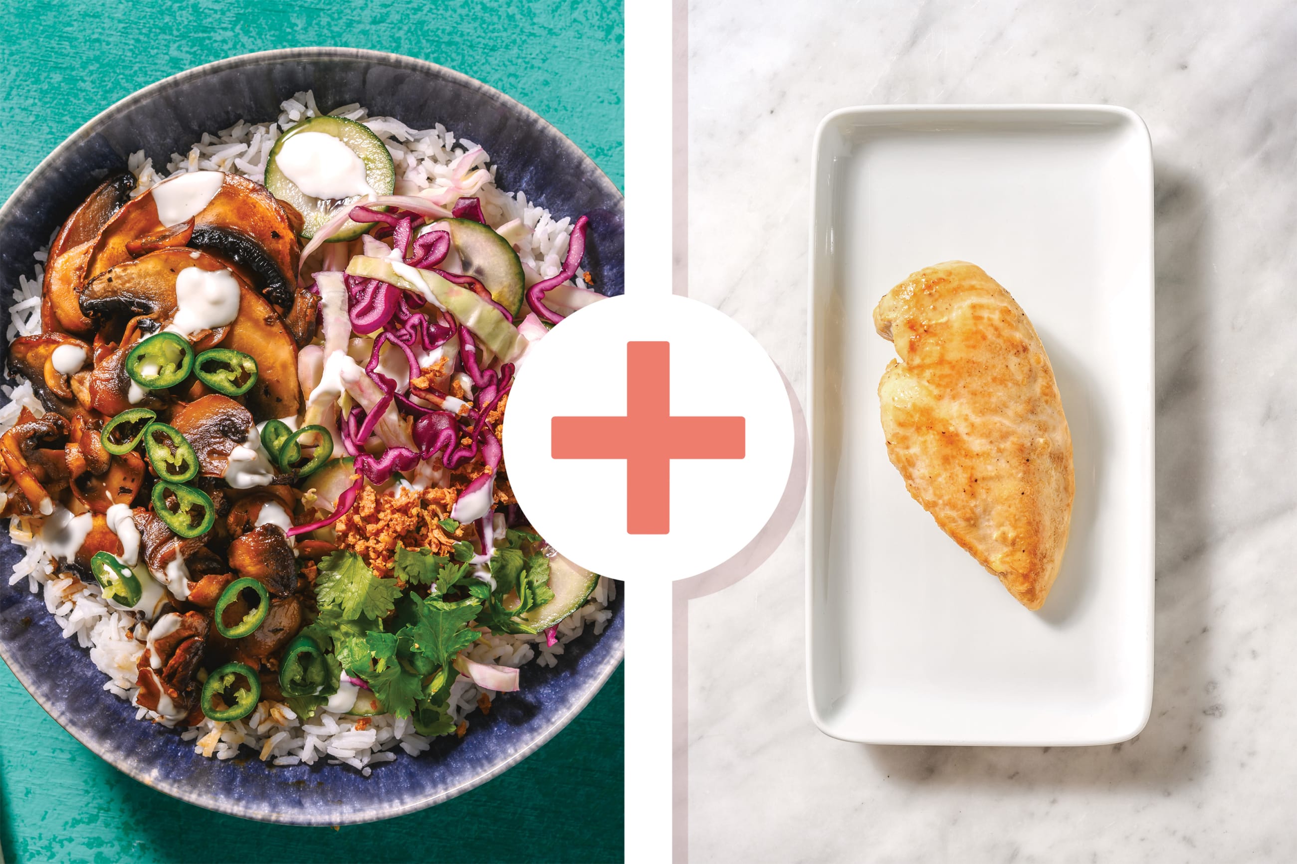 Vietnamese-Style Mushroom & Chicken Rice Bowl Recipe | HelloFresh