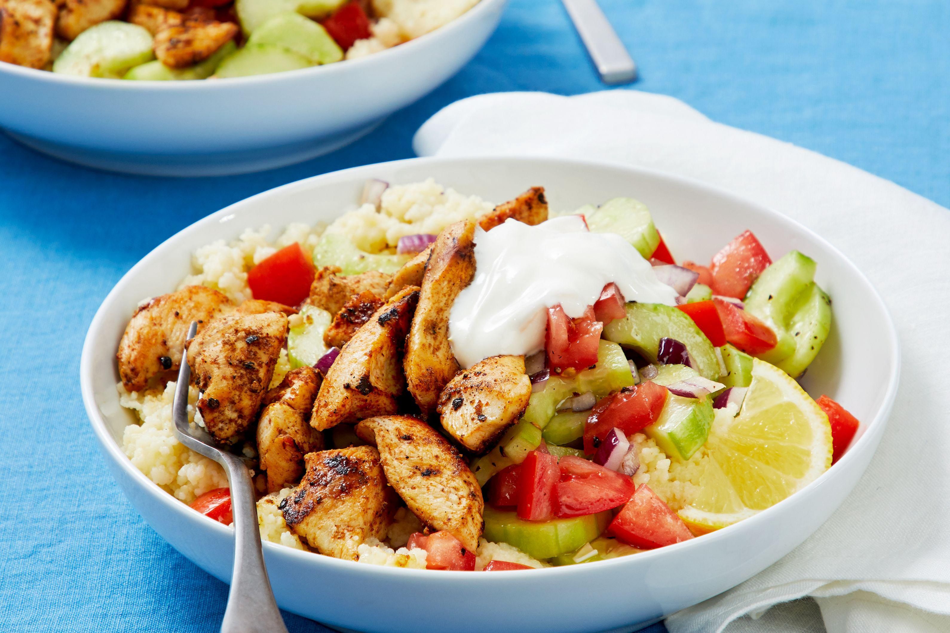 Mediterranean Chicken Grain Bowl Recipe | HelloFresh