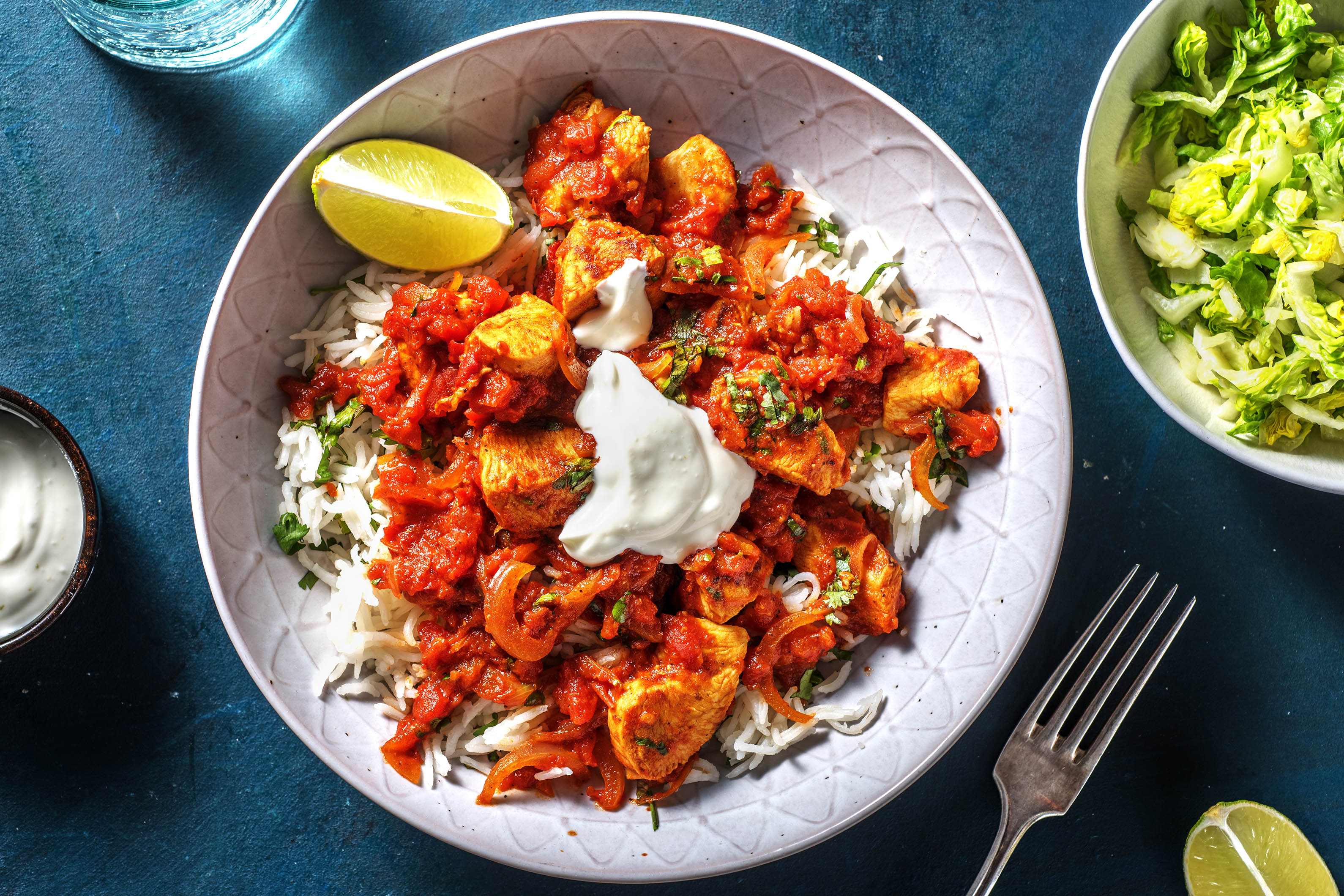 Chicken with Rice and Zesty Cream Recipe | HelloFresh