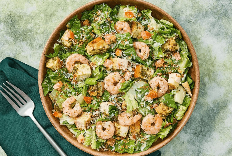 Chimichurri Shrimp Caesar Salad Recipe | HelloFresh