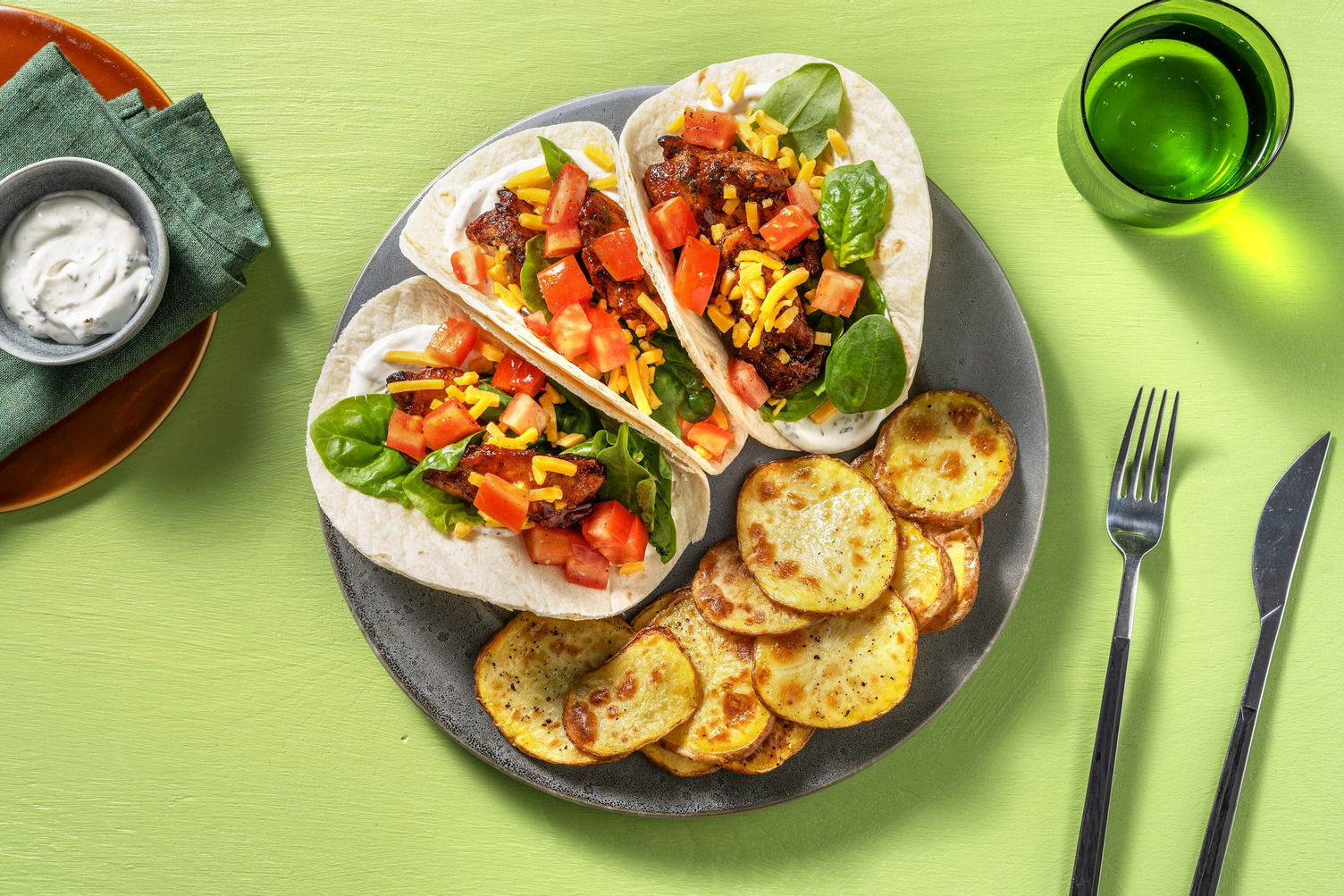 Chicken Ranch Wraps Recipe | HelloFresh