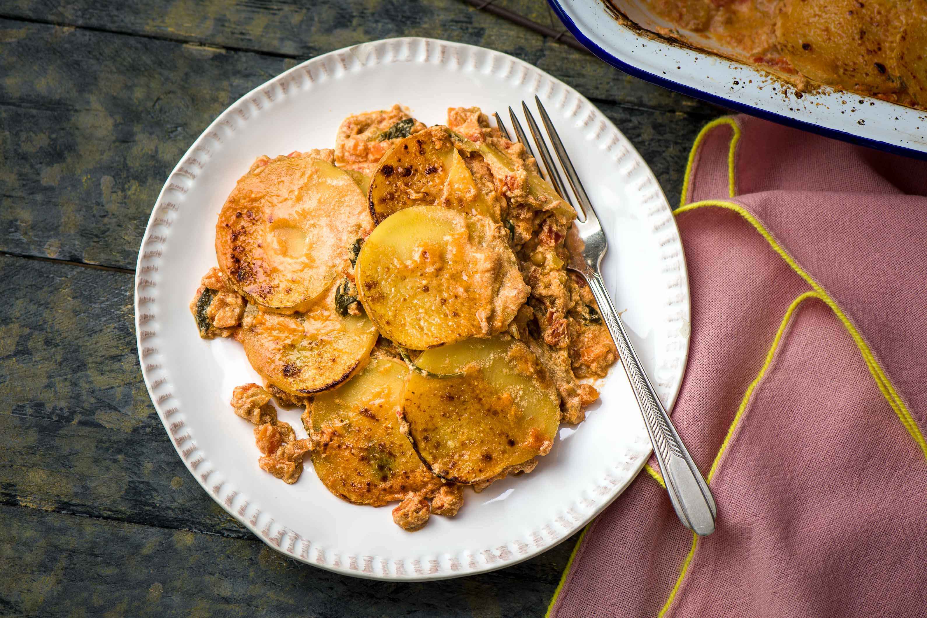 Warming Lentil, Ricotta and Spinach Moussaka Recipe | HelloFresh