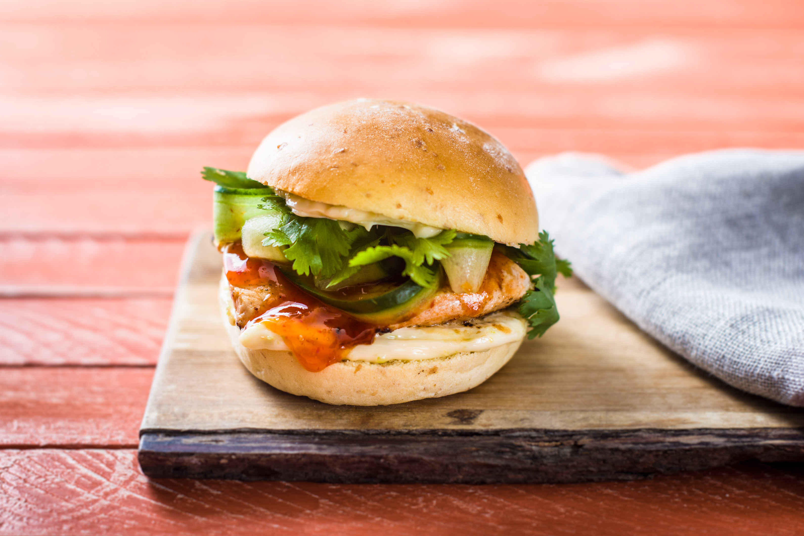 Sweet Chilli Chicken Burgers Recipe | HelloFresh
