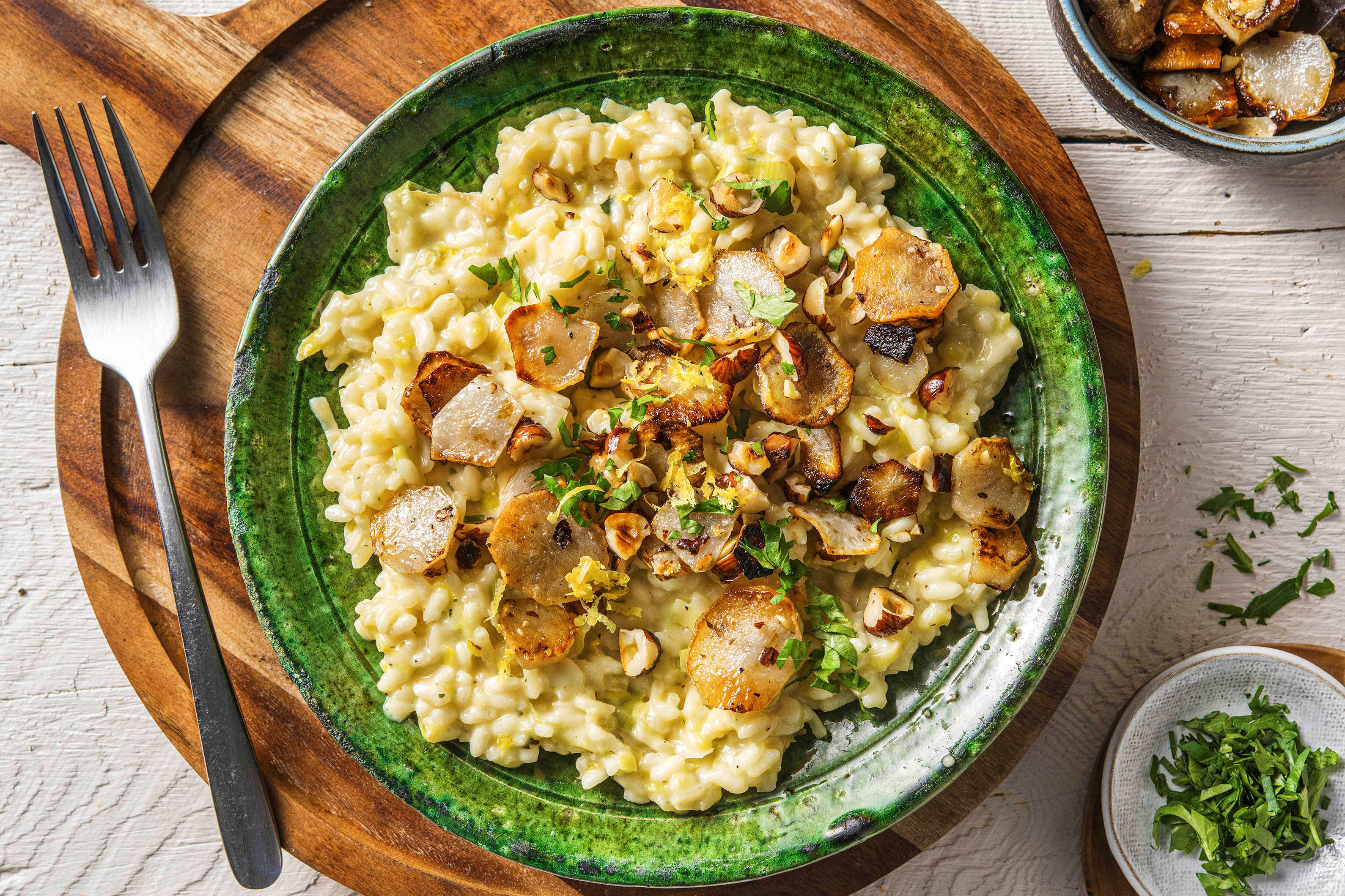 Winterse risotto met aardpeer Recept | HelloFresh