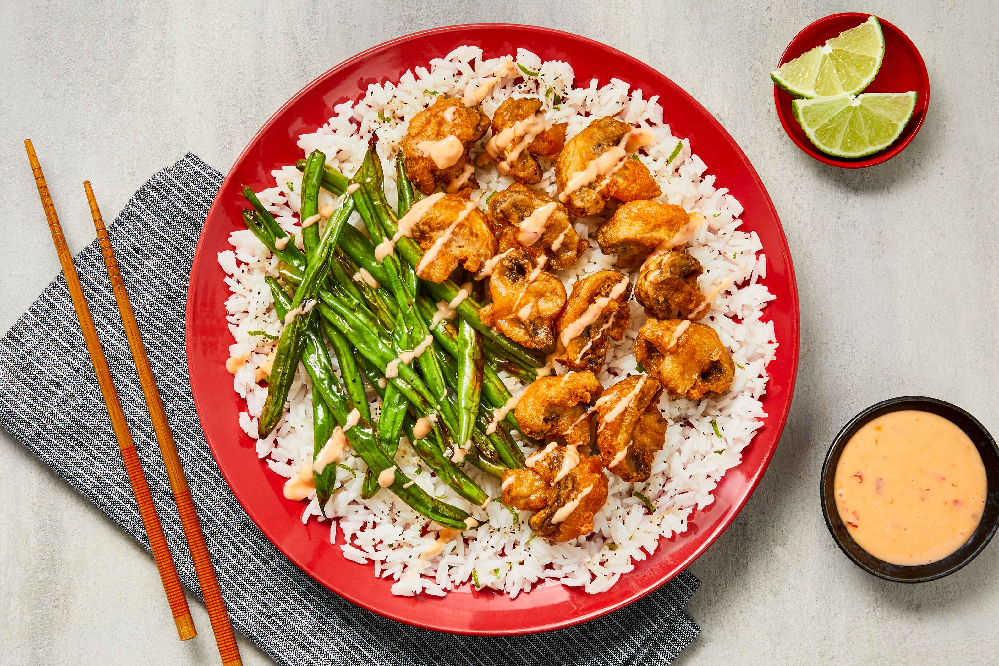 Dynamite Mushroom Tempura Recipe | HelloFresh