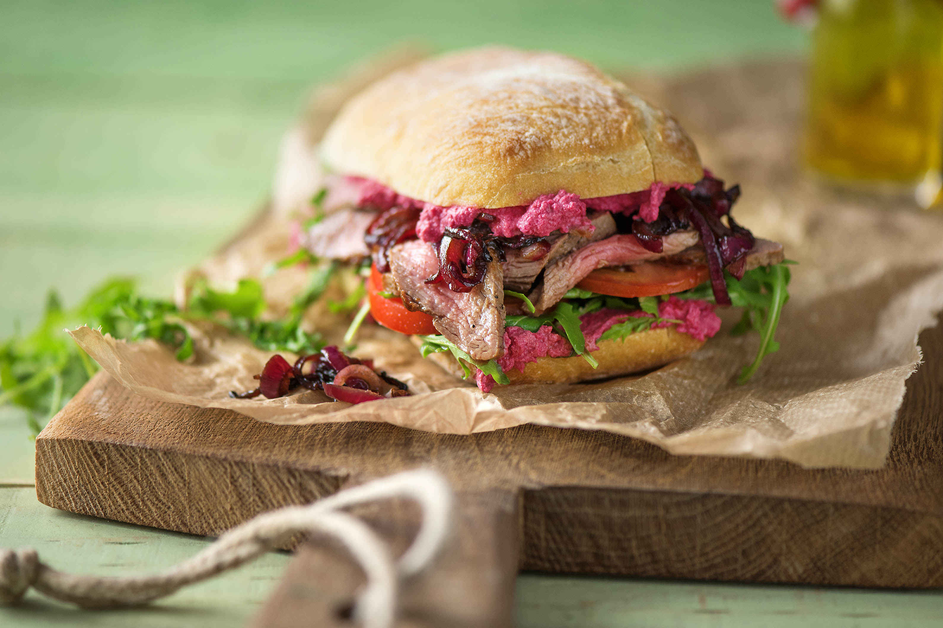 Beef Ciabatta Burger Recipe | HelloFresh