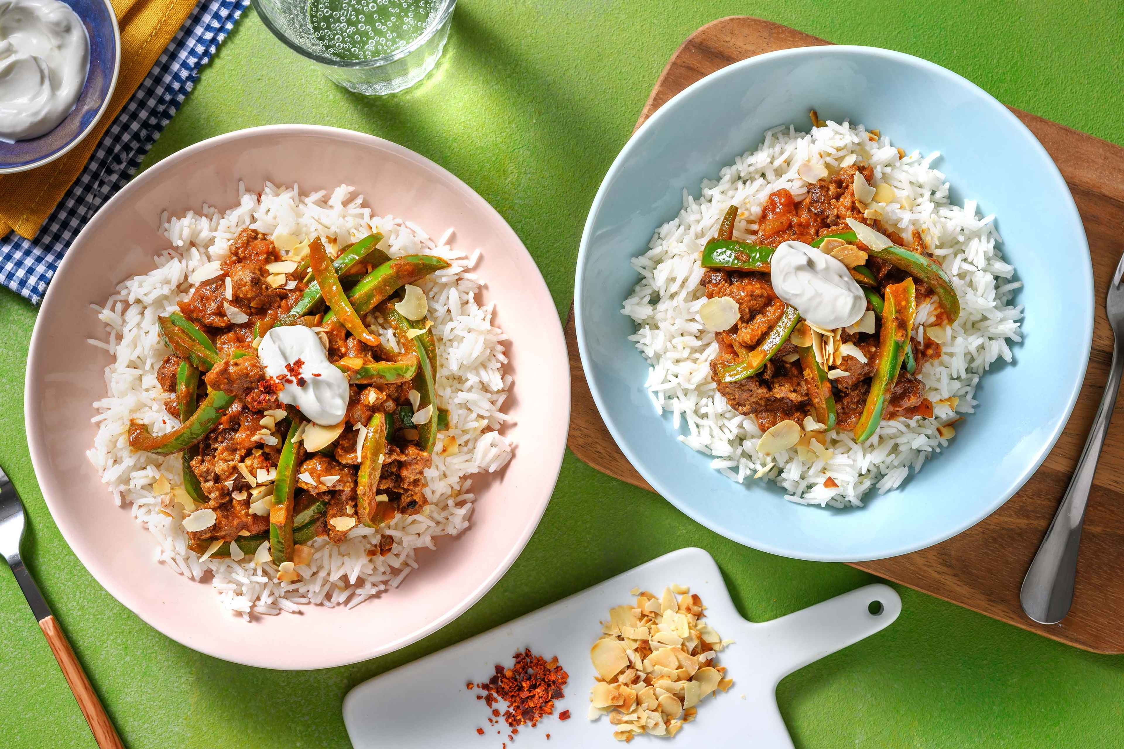 Beef Rogan Josh Curry & Ginger Rice Recipe | HelloFresh