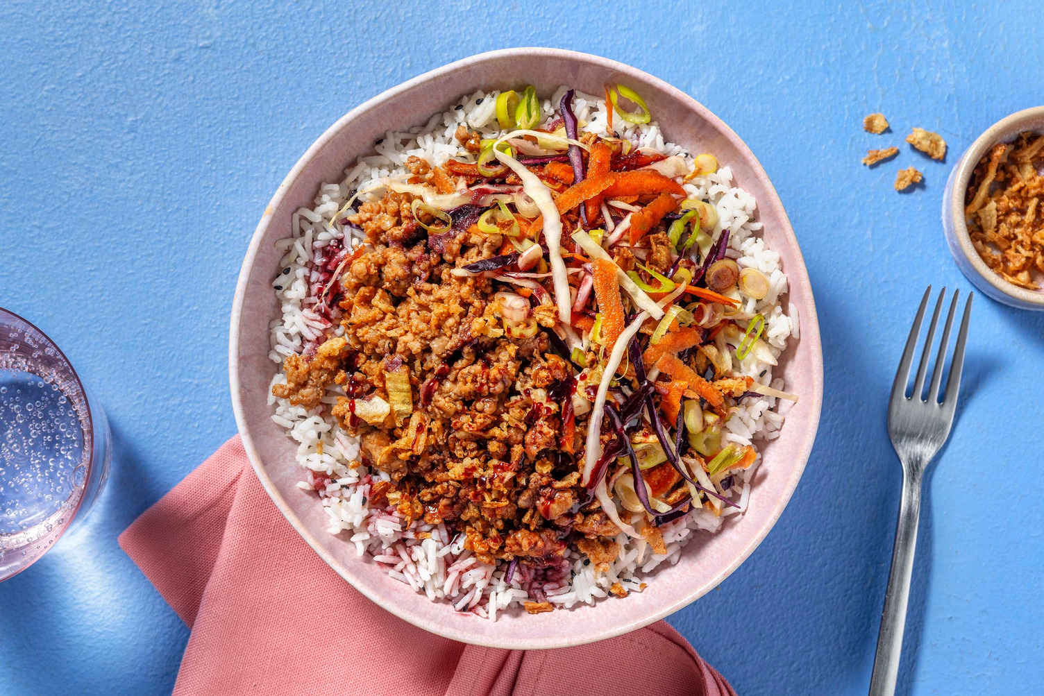 Pork Spring Roll-Inspired Bowls Recipe | HelloFresh