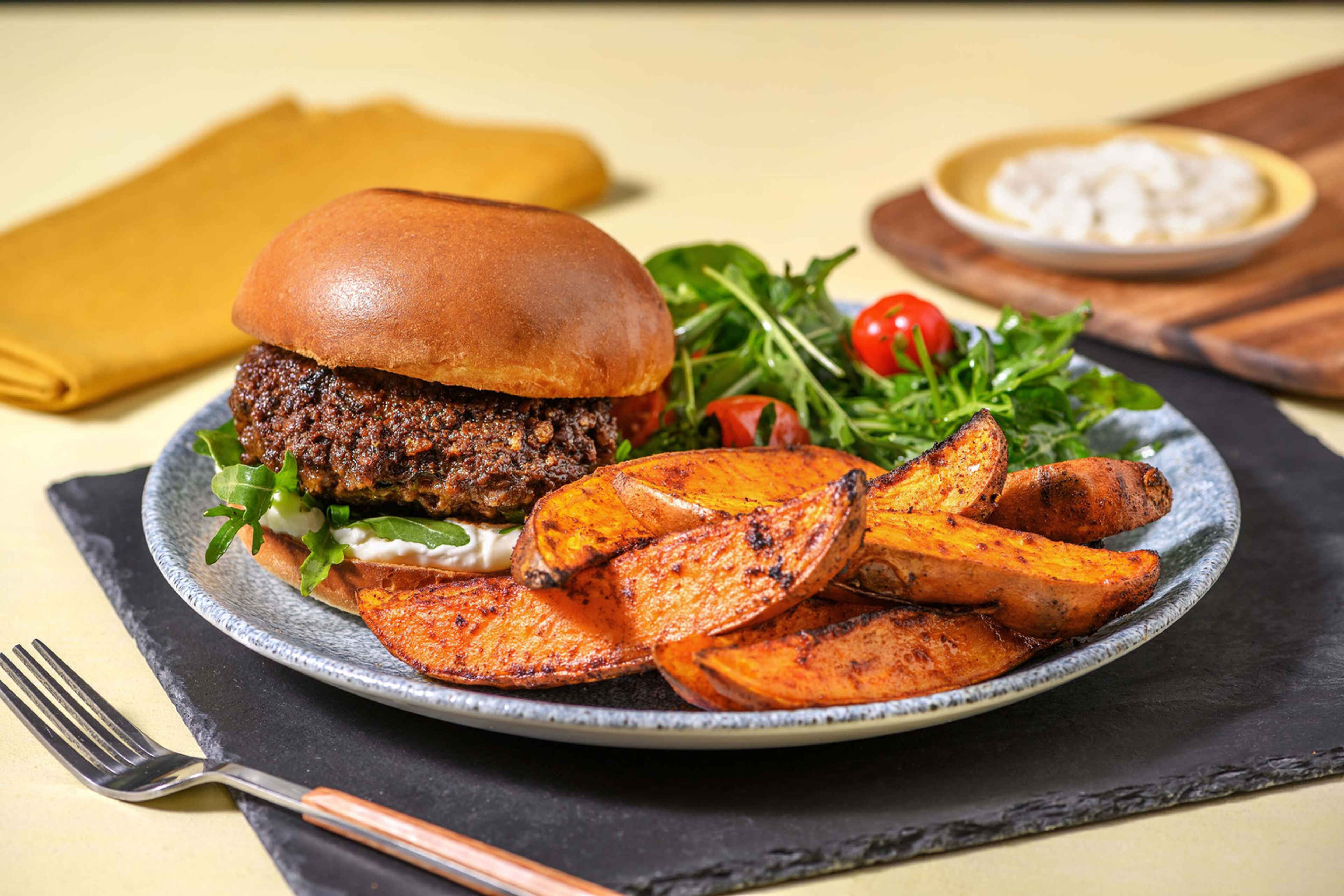 Spanish Chorizo Burger Recipe | HelloFresh