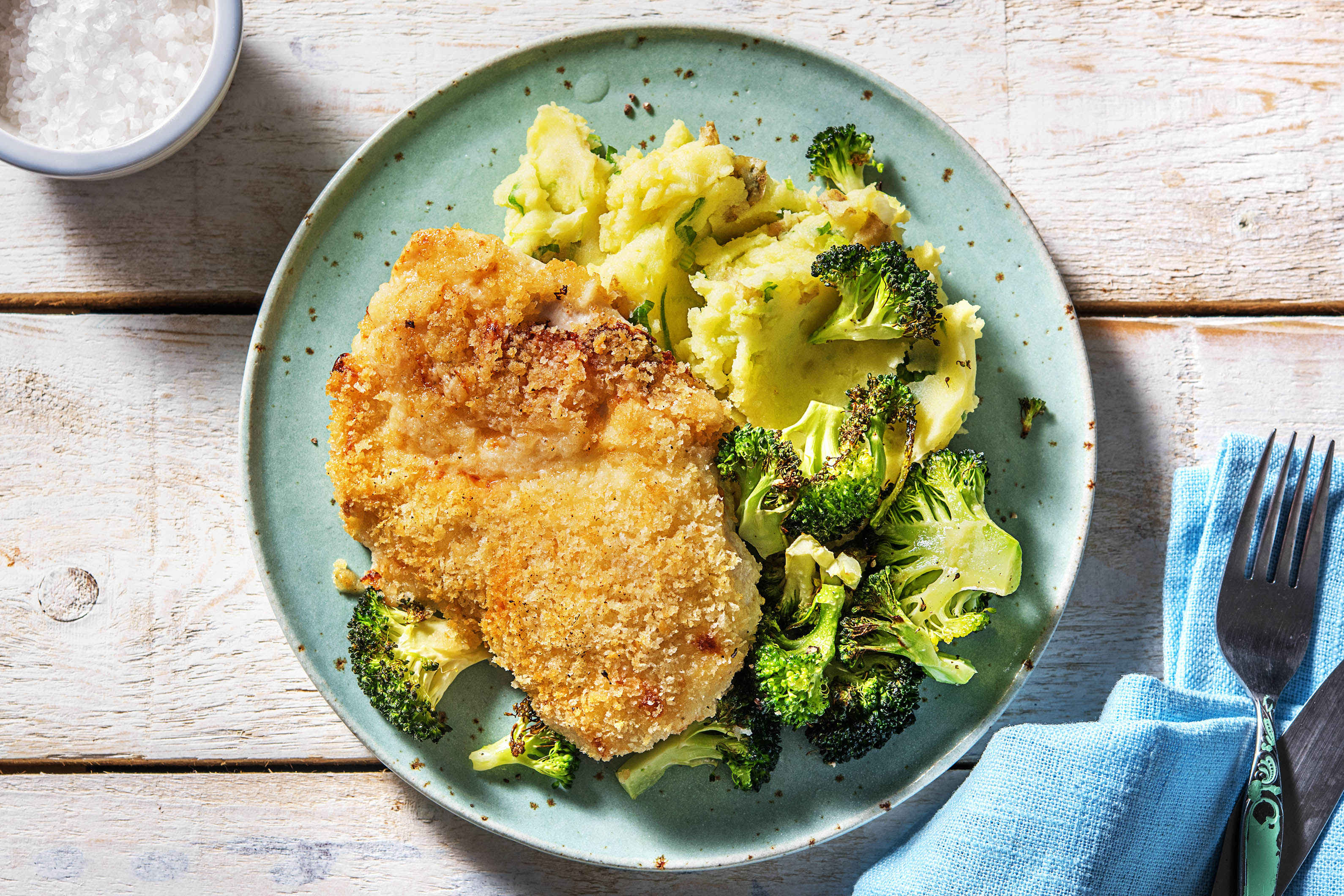 Chicken with Mash and Broccoli Recipe | HelloFresh