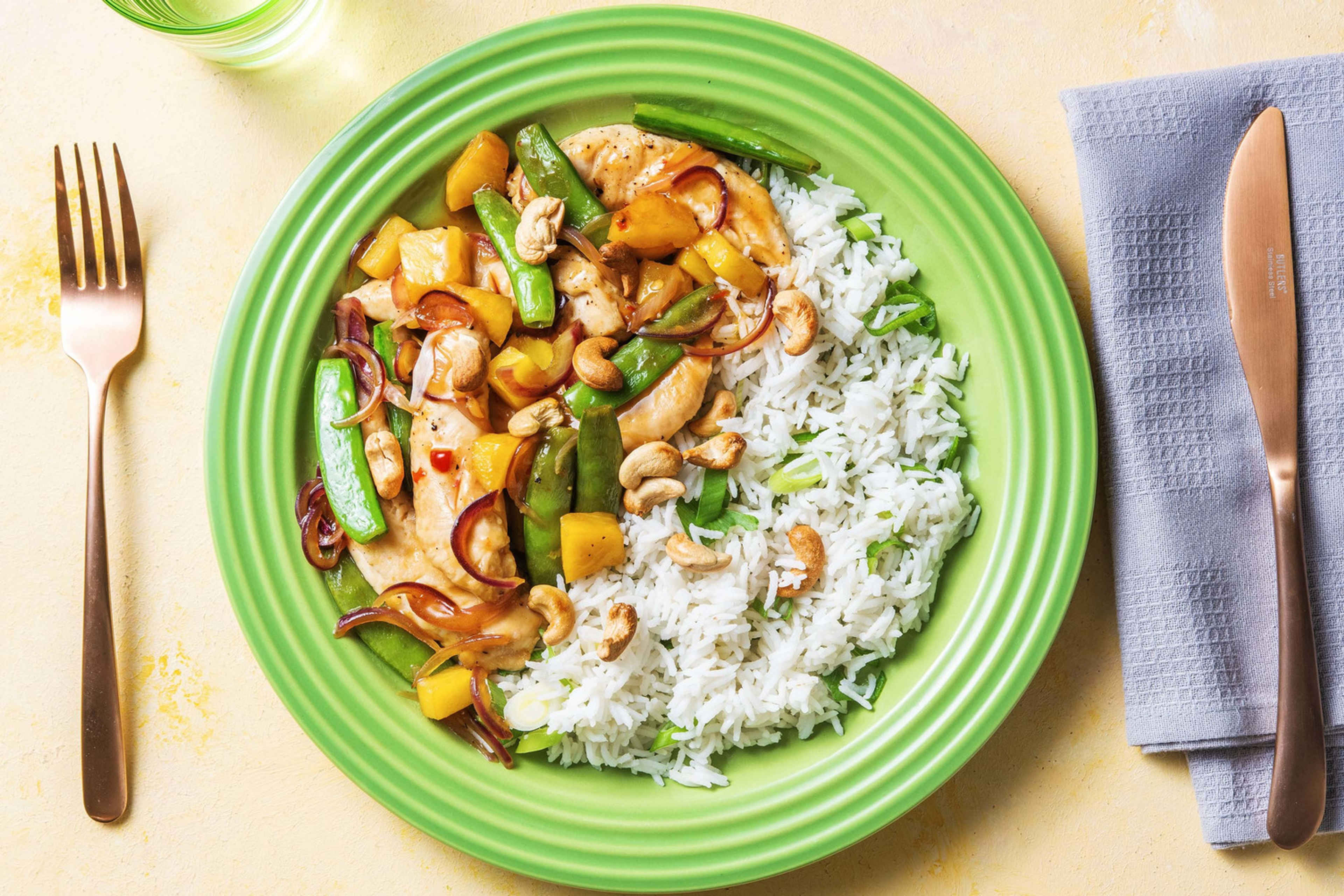 Chicken, Snap Pea and Pineapple Stir-fry Recipe | HelloFresh