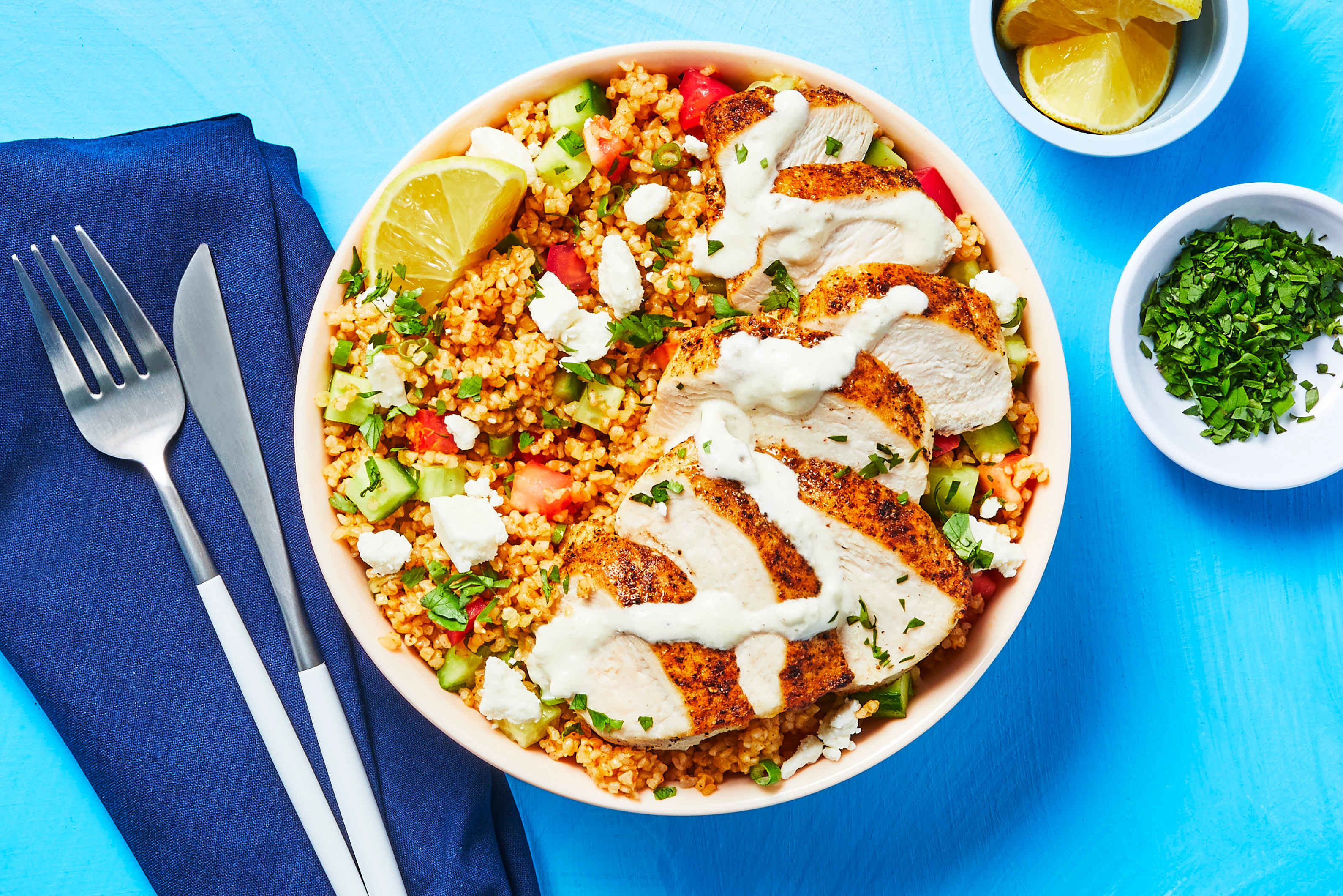 Chicken Tabbouleh Bowls Recipe | HelloFresh